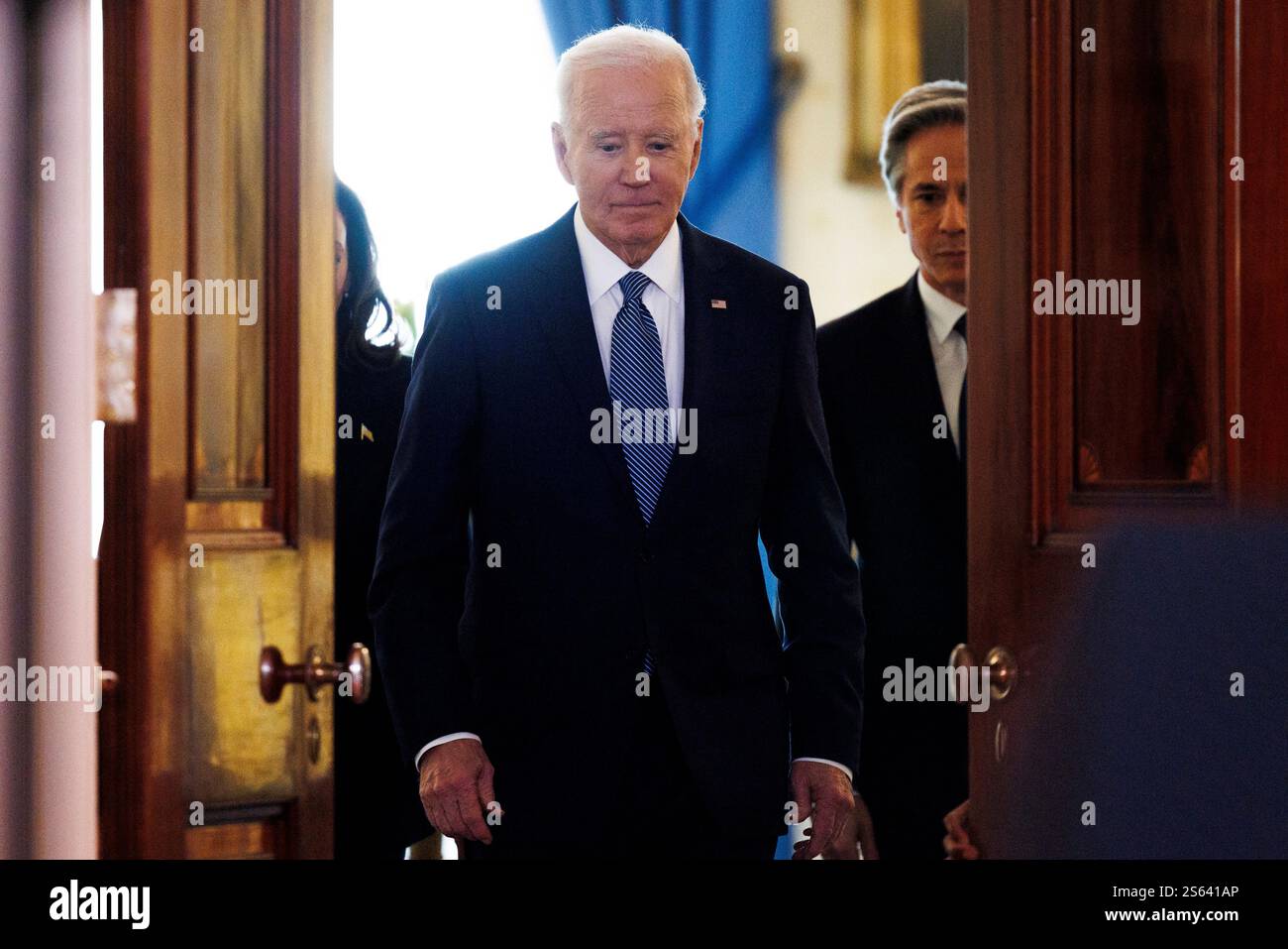 Washington, United States. 15th Jan, 2025. President Joe Biden, joined ...