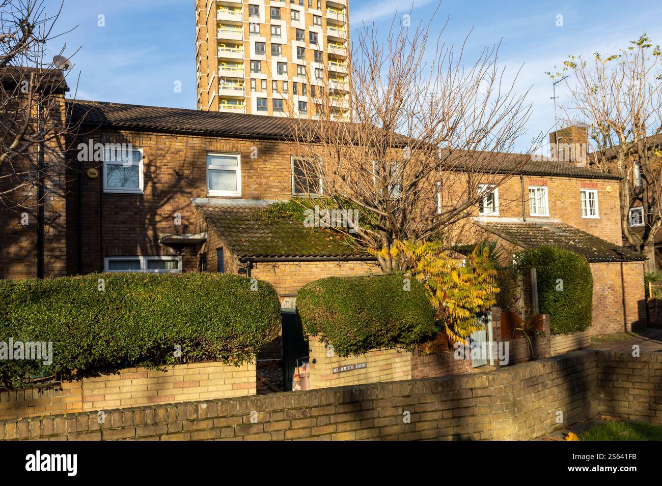 London, UK - December 2, 2024. The Chambord Street. Two-story ...