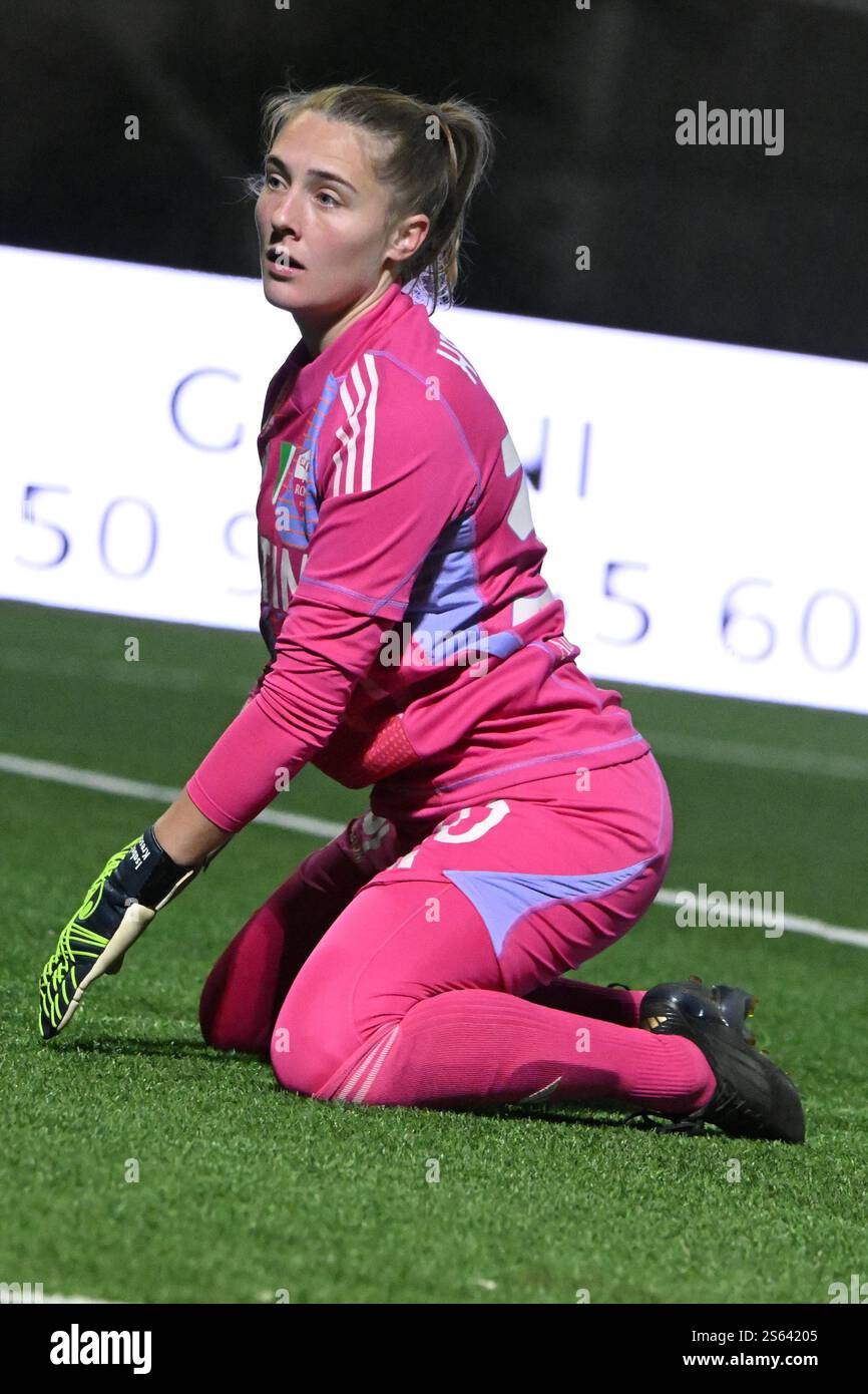 Naples, Italy. 15th Jan, 2025. Isabella Kresche of AS Roma look during ...