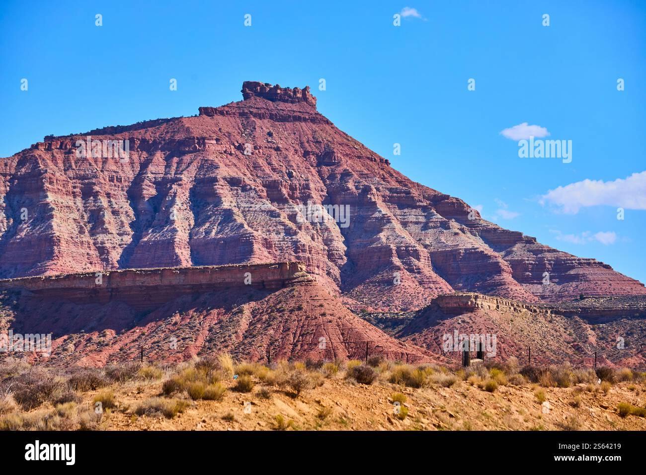 Majestic Gooseberry Mesa Desert Landscape with Low Ground Perspective ...