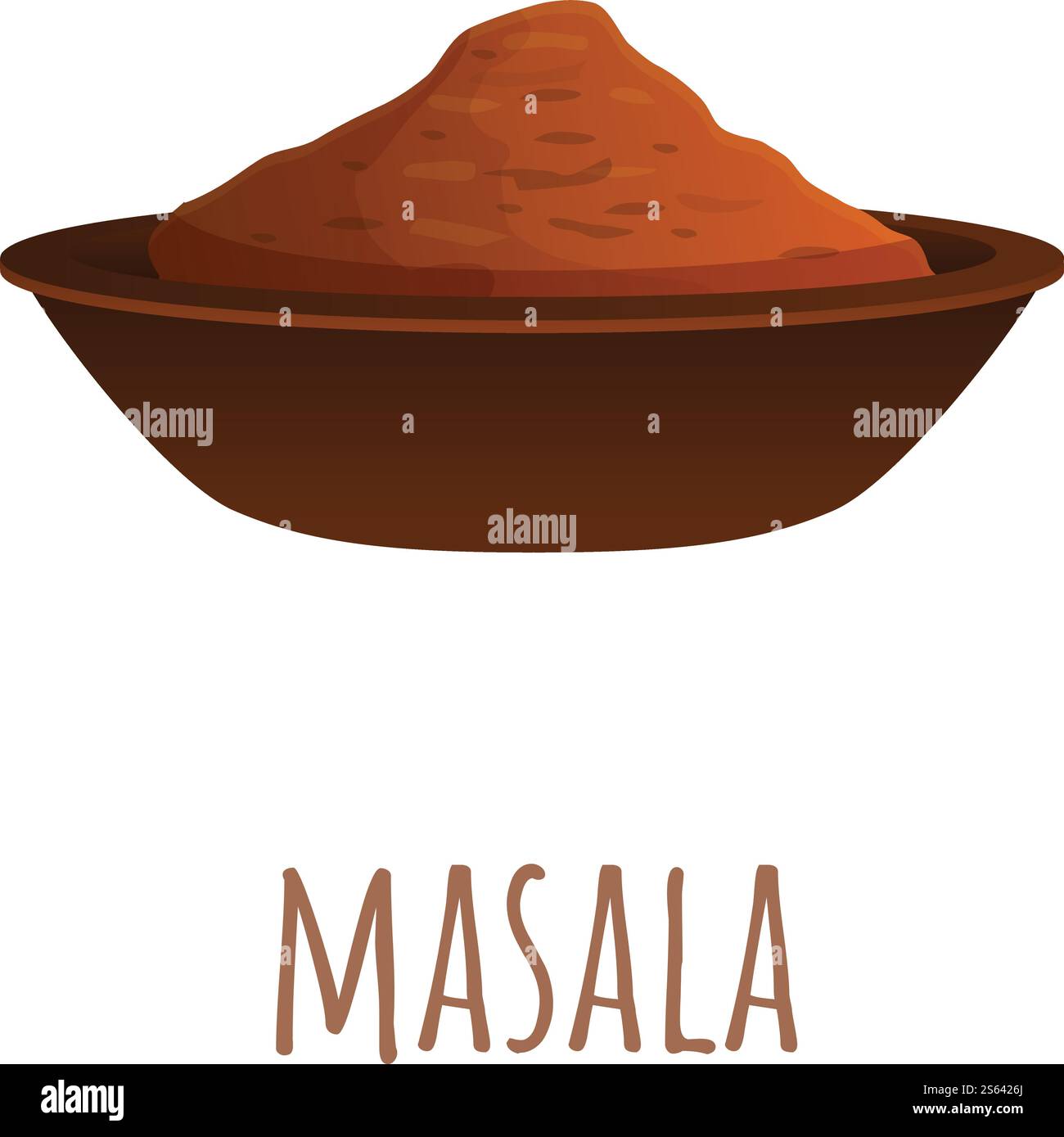 Masala icon. Cartoon of masala vector icon for web design isolated on ...