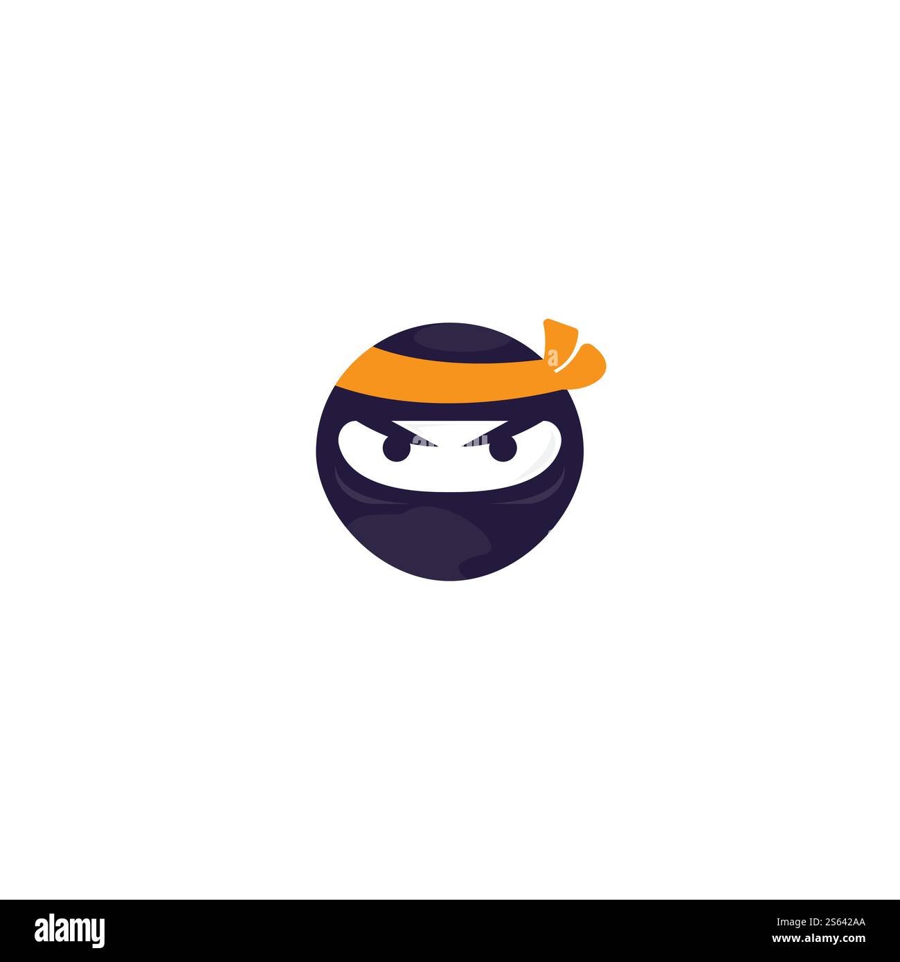Ninja vector logo design template Stock Vector Image & Art - Alamy