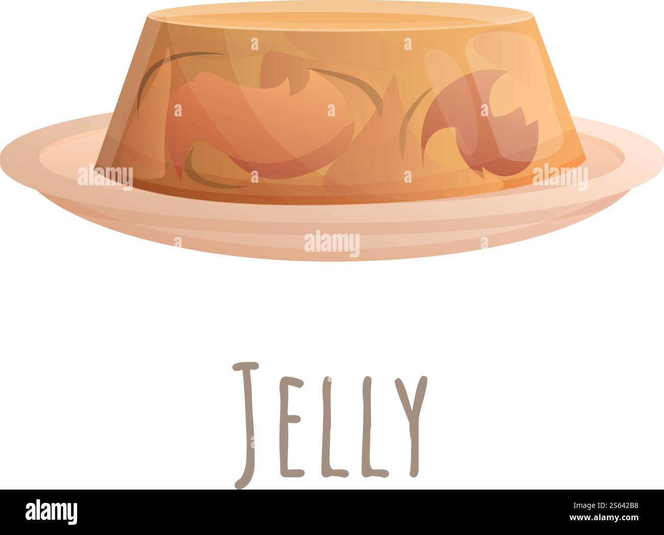 Jelly icon. Cartoon of jelly vector icon for web design isolated on ...