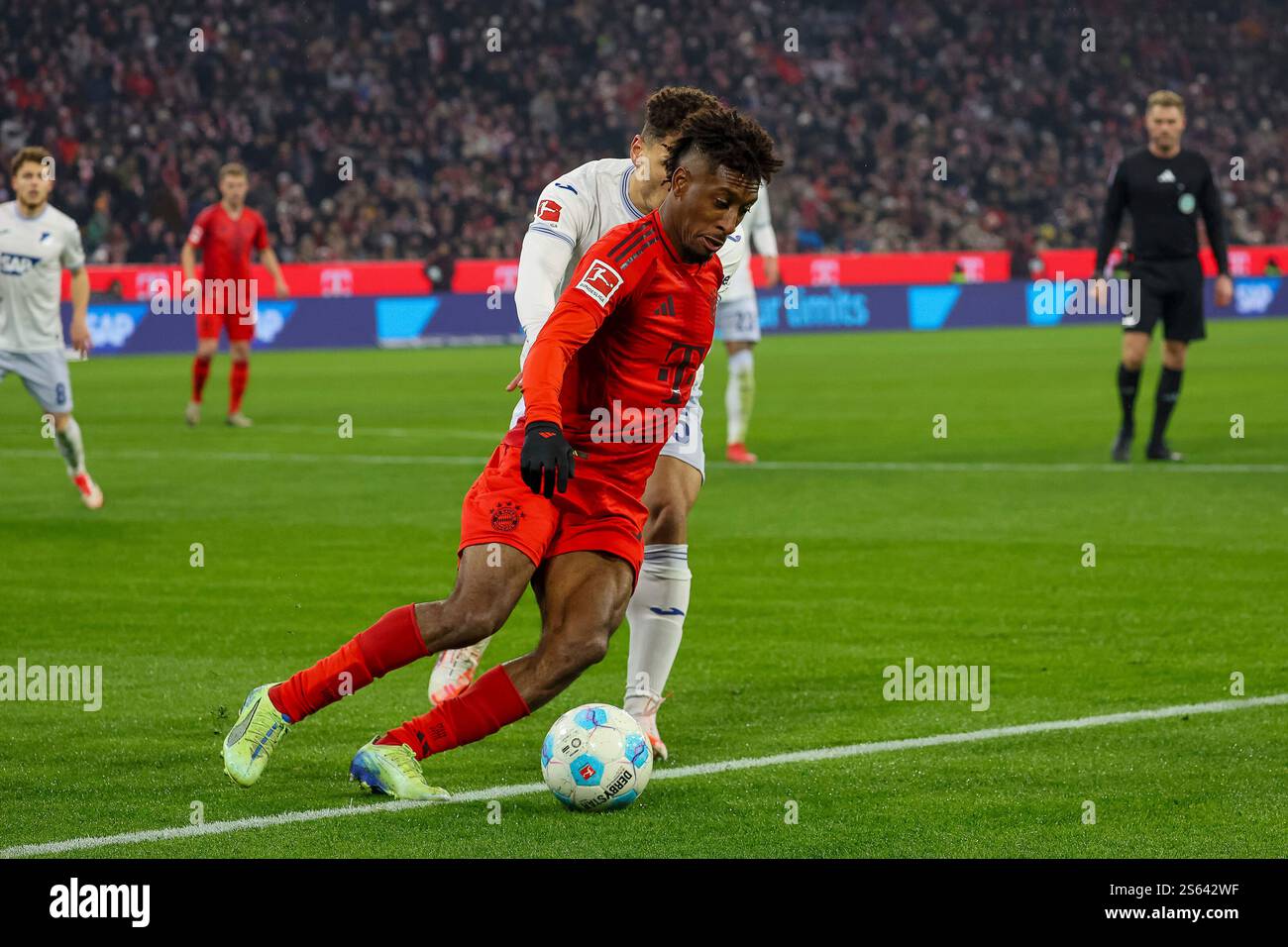 Muenchen, Deutschland. 15th Jan, 2025. Kingsley Coman (FC Bayern ...