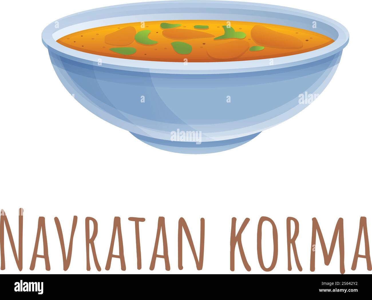 Navratan korma icon. Cartoon of navratan korma vector icon for web ...