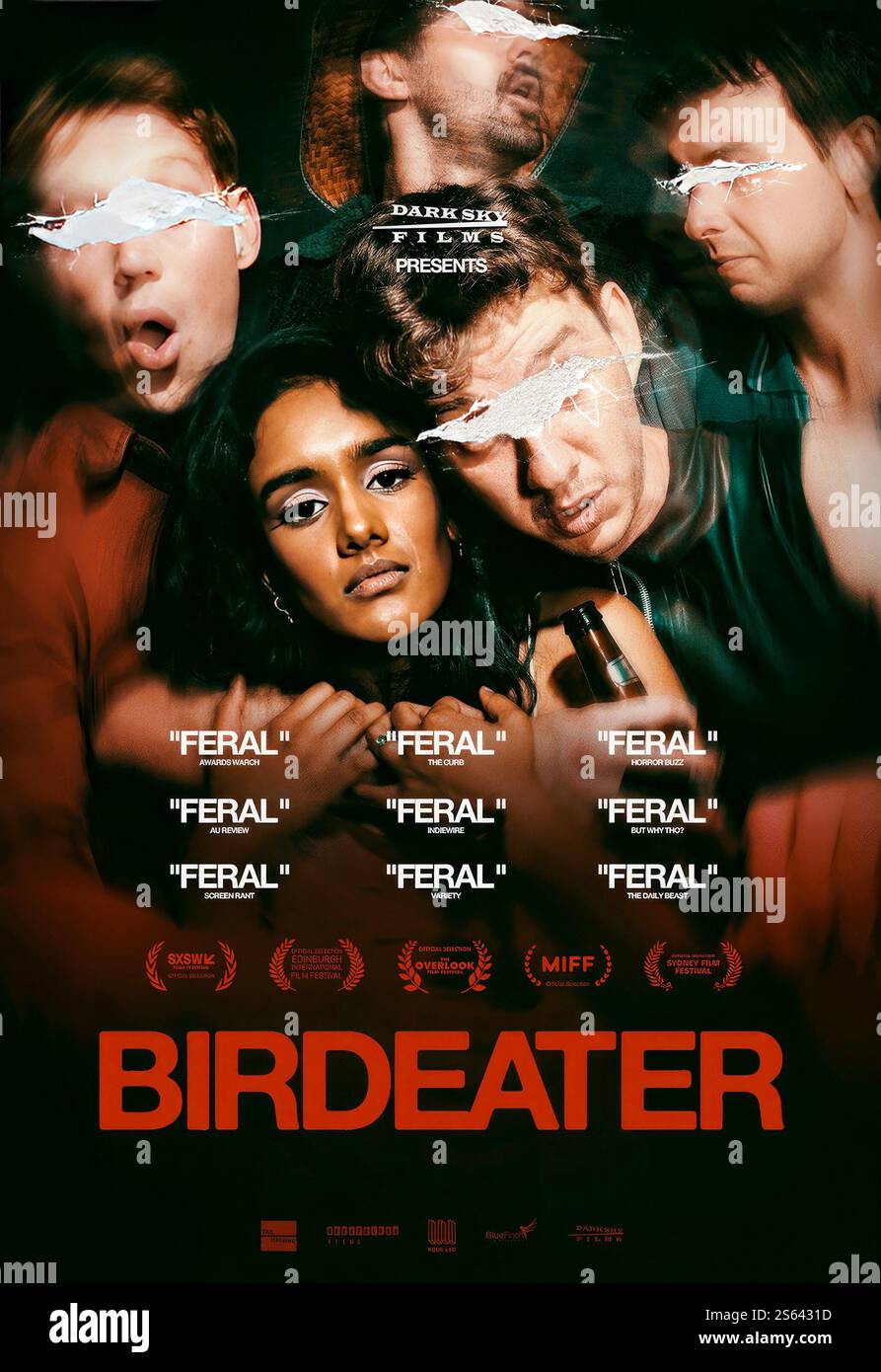BIRDEATER, poster, front from left: Shabana Azeez, Mackenzie Fearnley ...