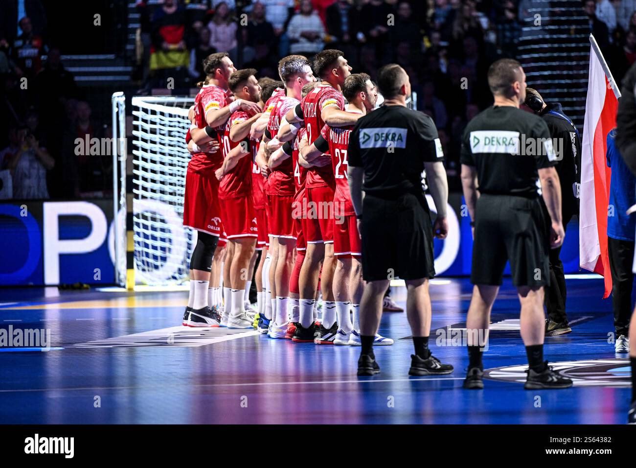 Herning, Denmark. 15th Jan, 2025. Polonia Poland Nationalteam during ...