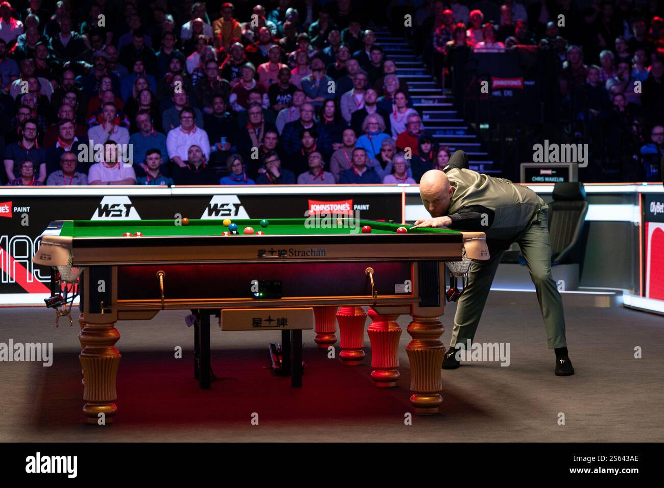 Chris Wakelin during his last of 16 match against Luca Brecel on day ...