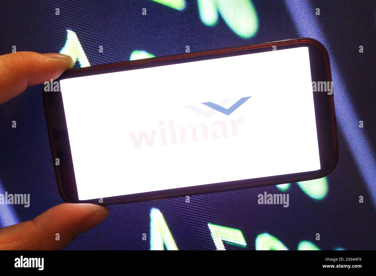 In this photo illustration, the Wilmar International Limited company ...