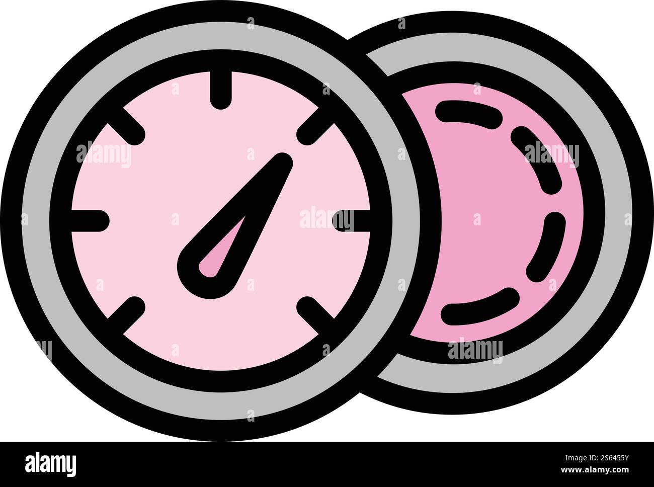 Full fuel gauge icon. Outline full fuel gauge vector icon for web ...