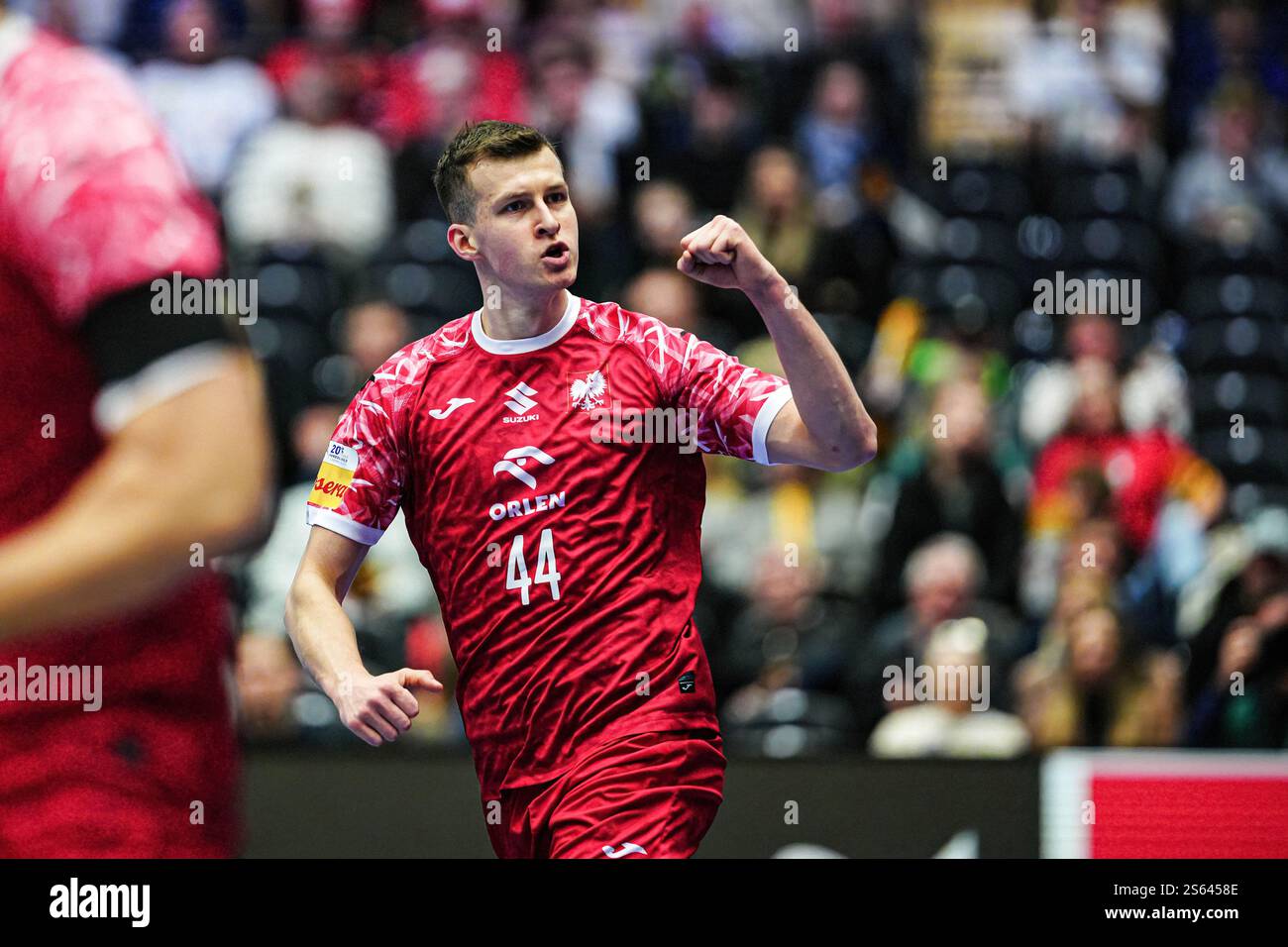 Torjubel Mikolaj Czaplinski (Polen, #44) DEN, Deutschland vs. Polen ...