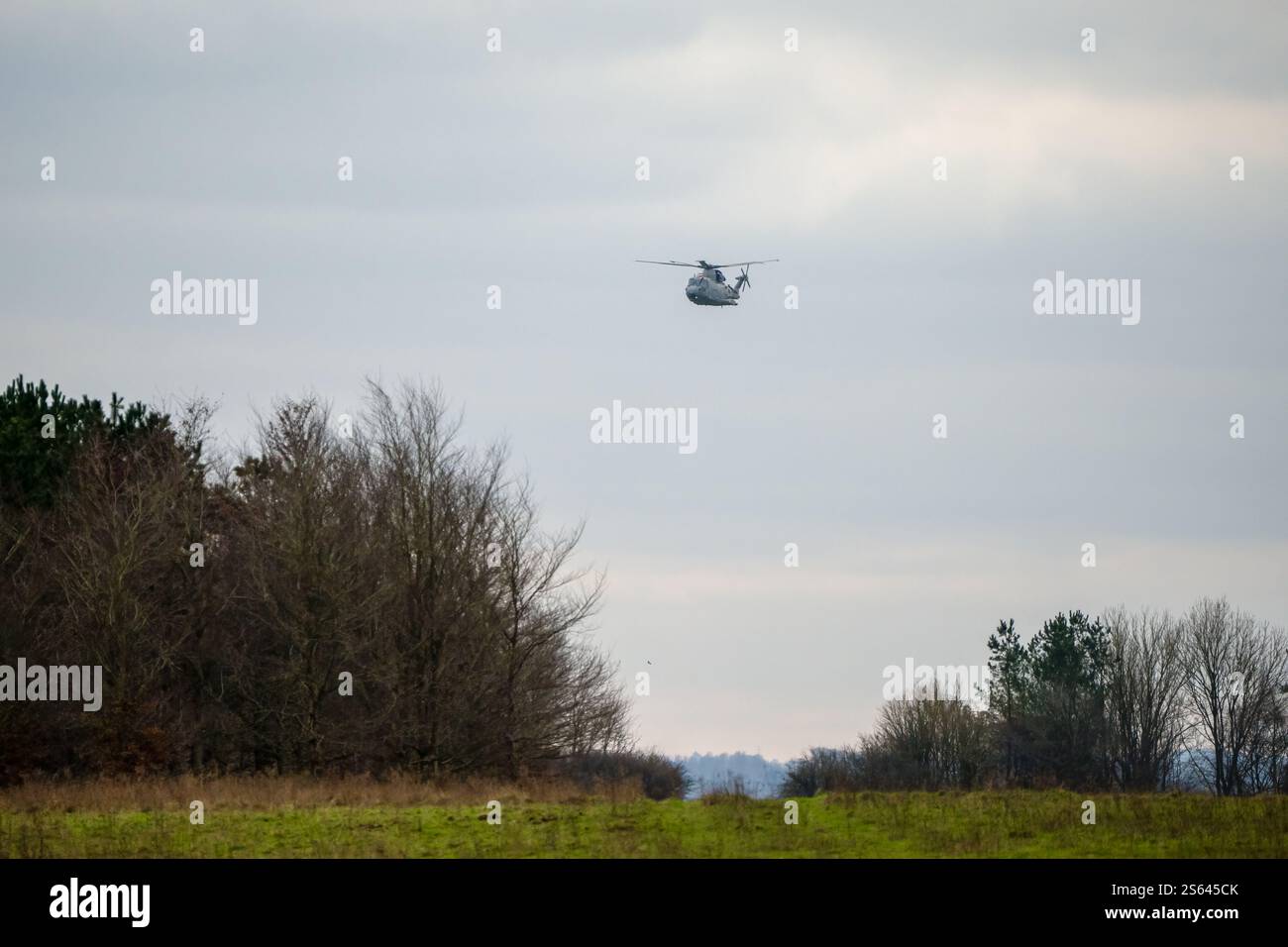 British Royal Navy AgustaWestland Merlin HM.2 AW101 helicopter in ...