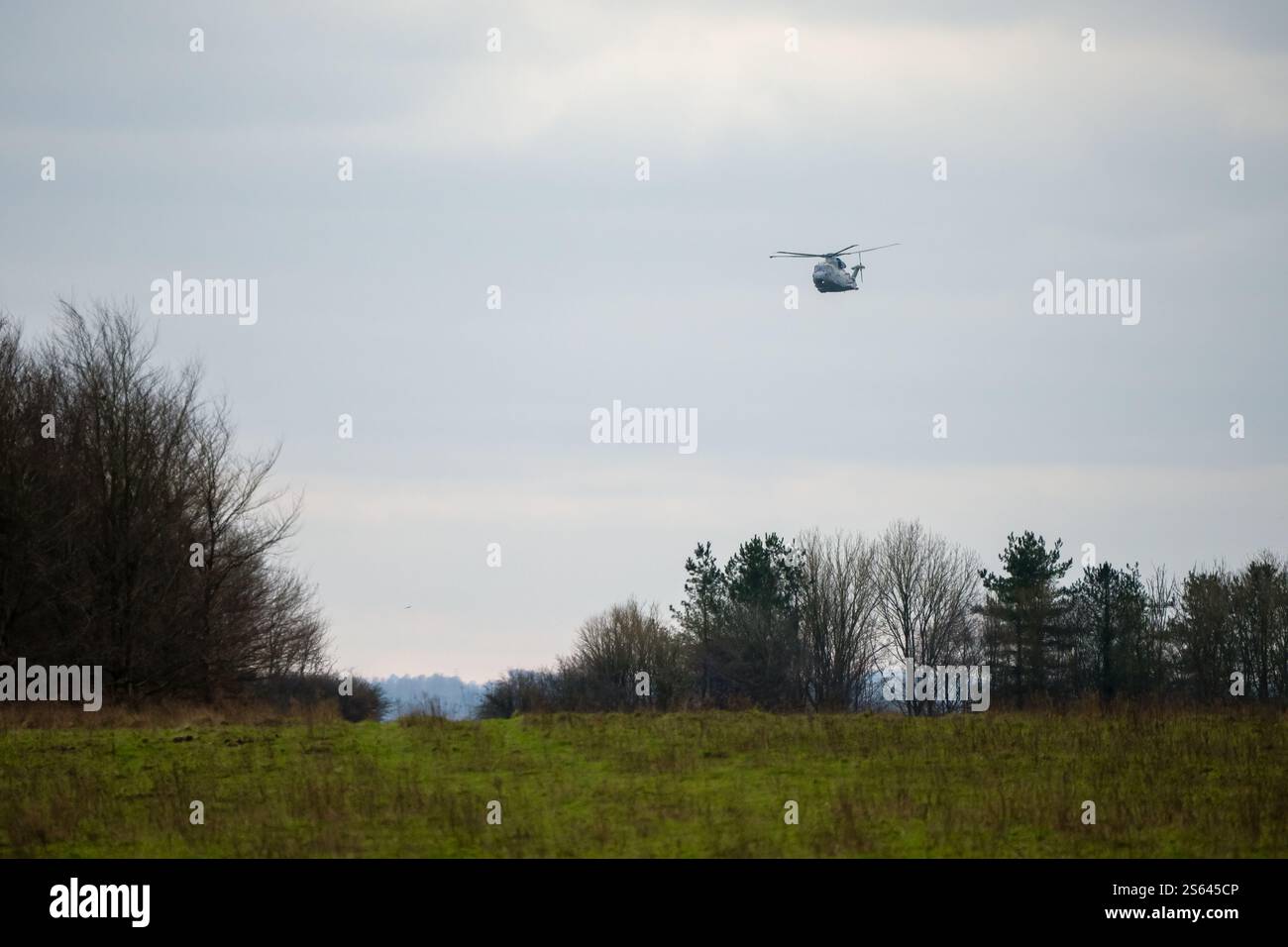 British Royal Navy AgustaWestland Merlin HM.2 AW101 helicopter in ...