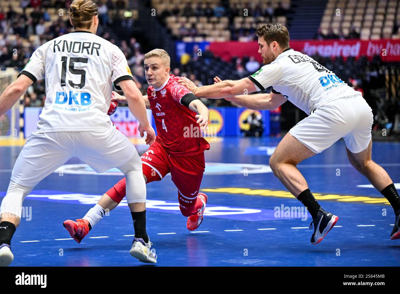 Herning, Denmark. 15th Jan, 2025. Piotr Jedraszyk of Poland ...