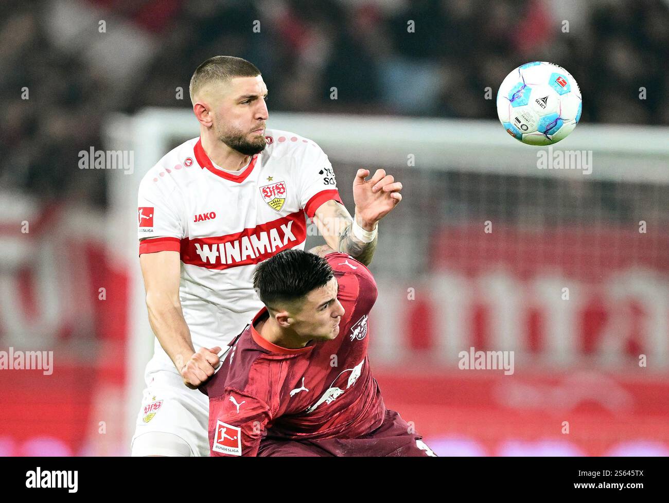 Stuttgart, Germany. 15th Jan, 2025. Soccer: Bundesliga, VfB Stuttgart ...