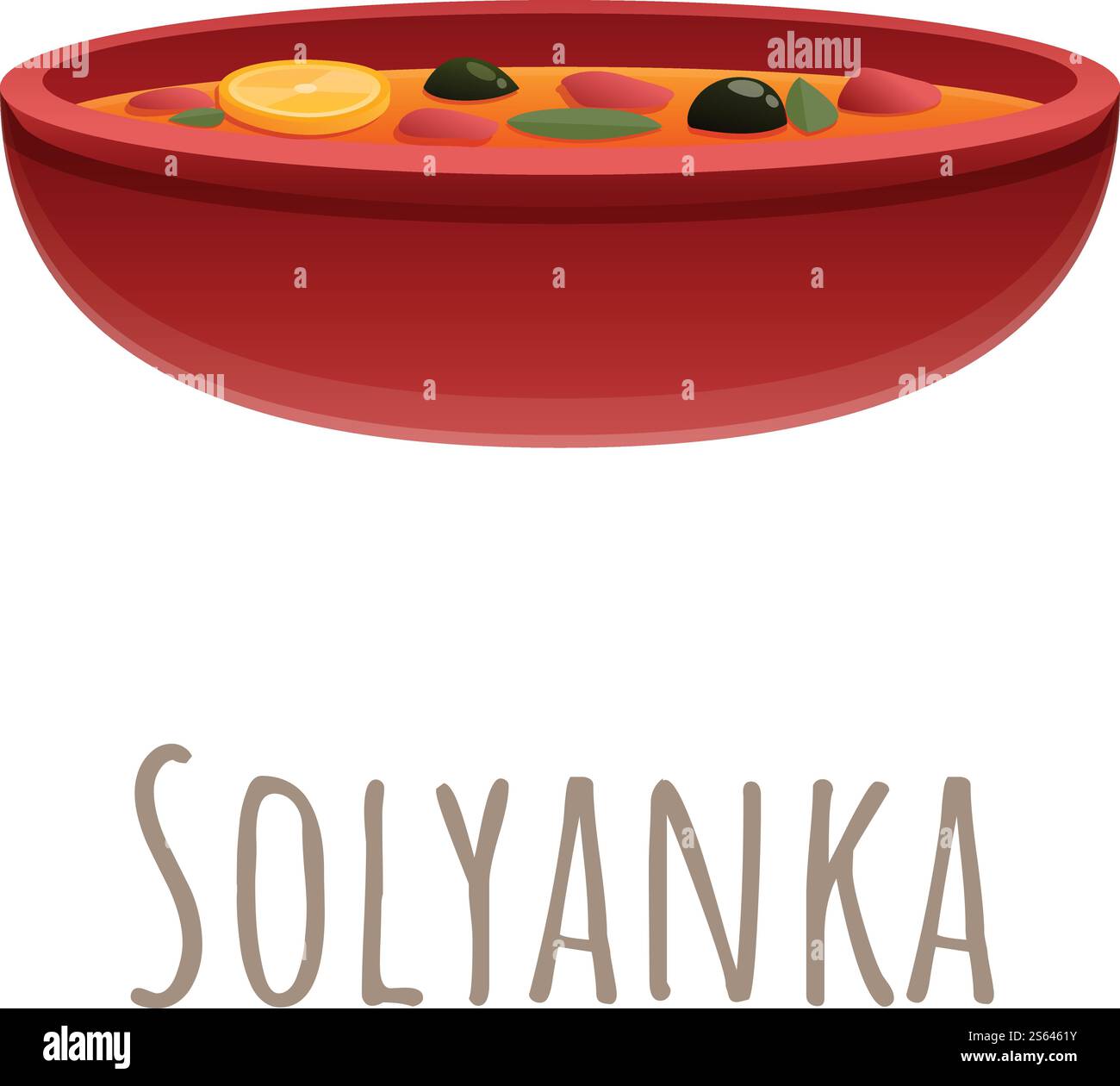Solyanka icon. Cartoon of solyanka vector icon for web design isolated ...
