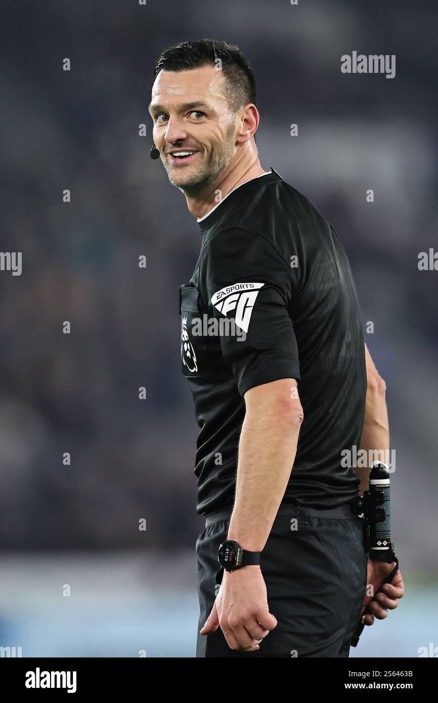 Leicester, UK. 15th Jan, 2025. Match referee Andy Madley during the ...
