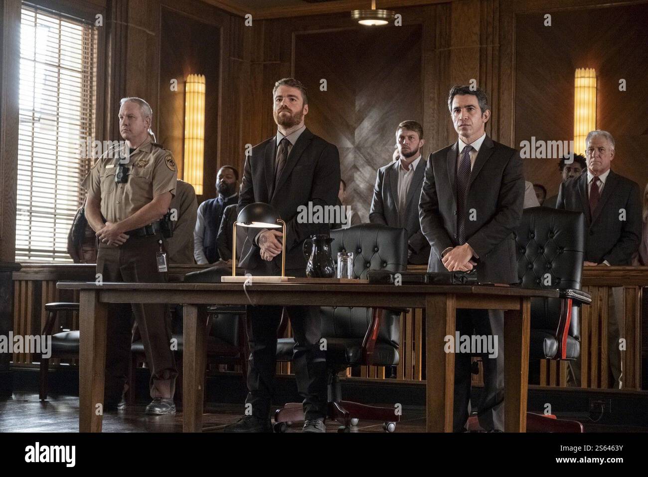 JUROR #2, (aka JUROR NUMBER 2), Gabriel Basso (center), Chris Messina ...