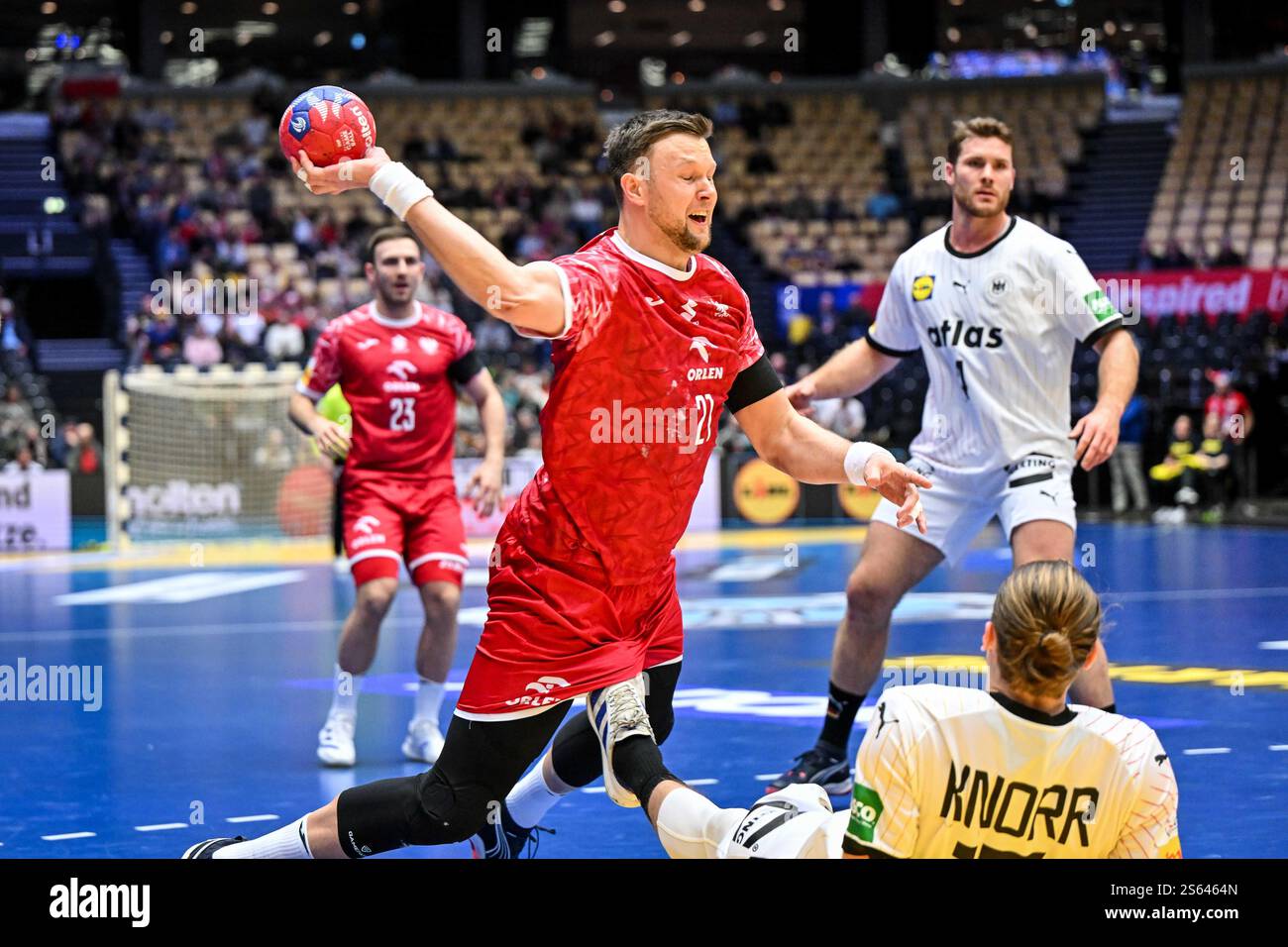 Herning, Denmark. 15th Jan, 2025. Kamil Syprzak of Poland Nationalteam ...