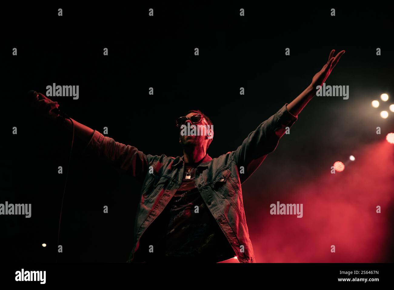 tom meighan live at the o2 ritz manchester uk, 23rd december 2024 Stock ...