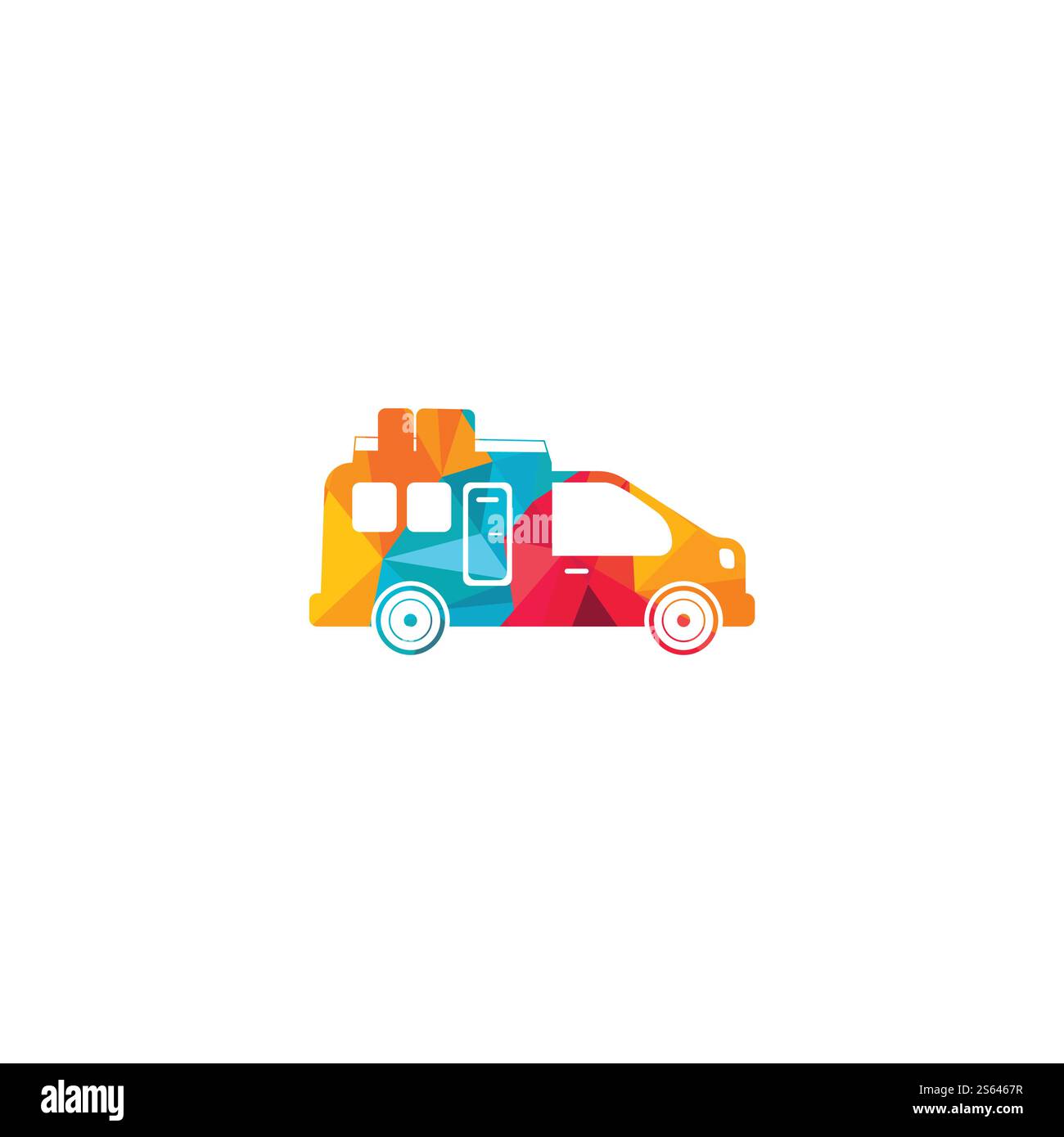 Travel van vector icon design. Camper van icon Stock Vector Image & Art ...