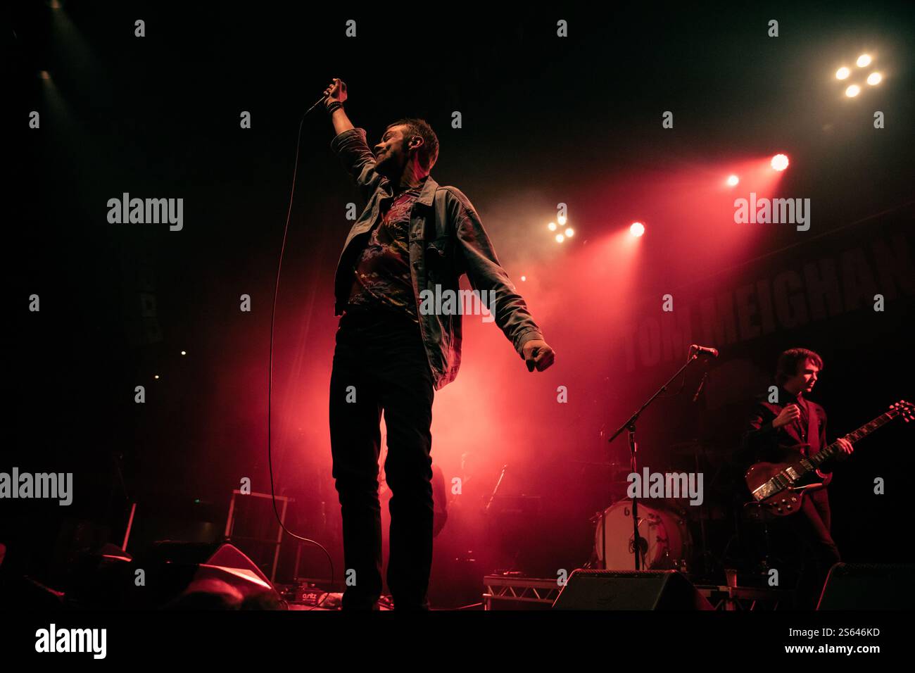 tom meighan live at the o2 ritz manchester uk, 23rd december 2024 Stock ...