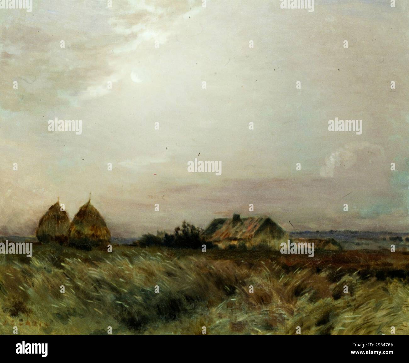 Landscape. Jean-Charles Cazin. , after 1875 Stock Photo - Alamy