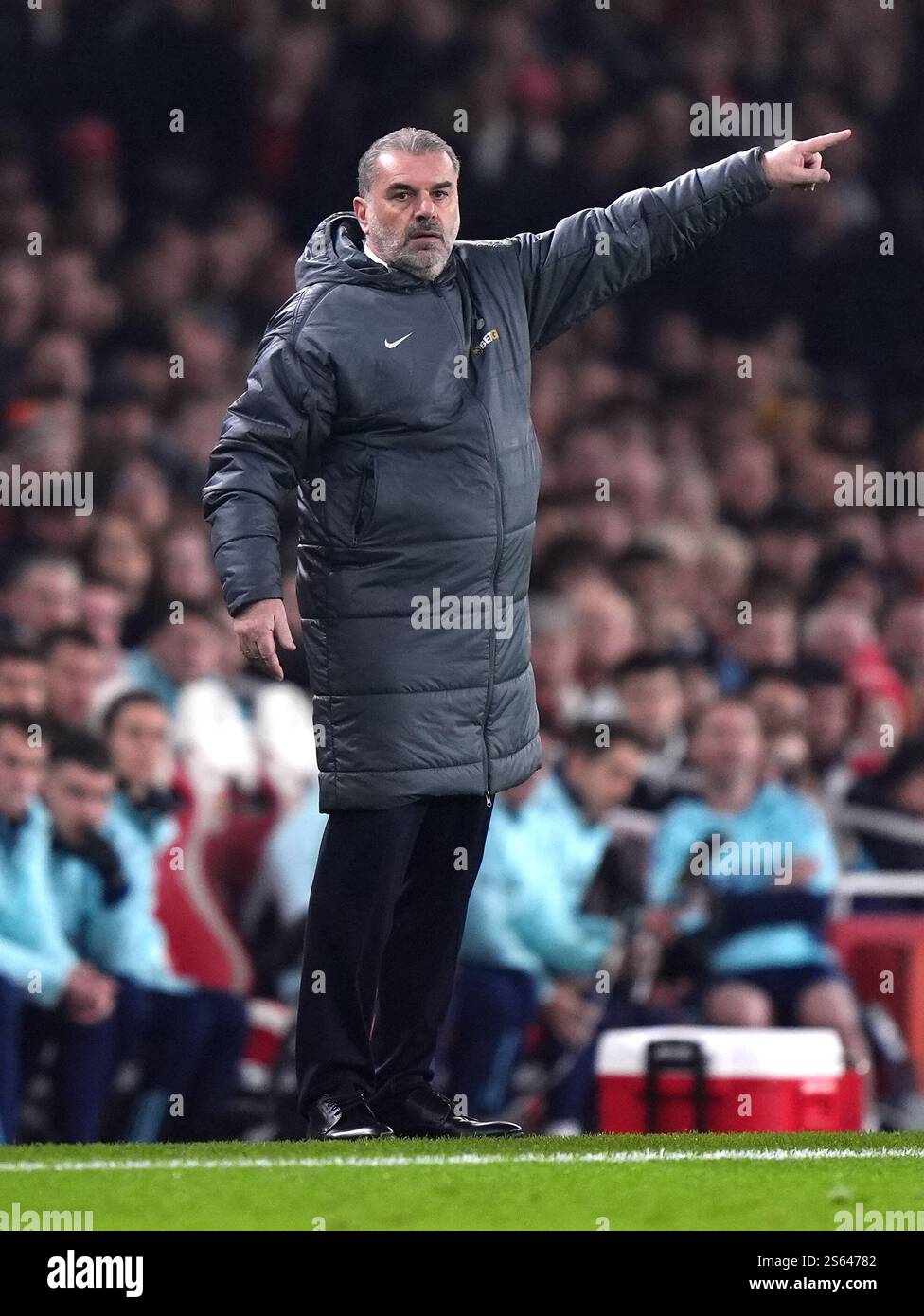 Tottenham Hotspur manager Ange Postecoglou during the Premier League ...