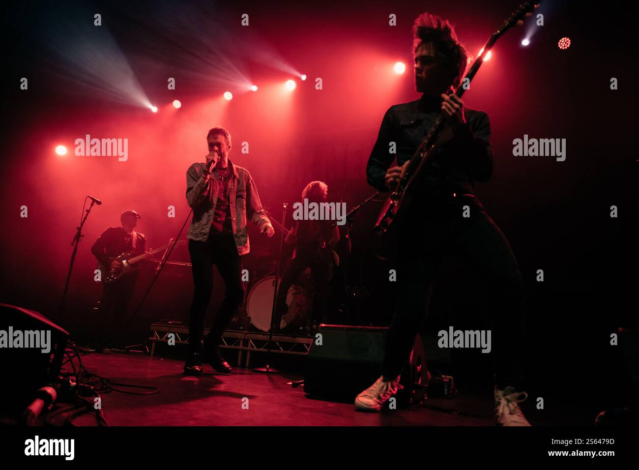 tom meighan live at the o2 ritz manchester uk, 23rd december 2024 Stock ...