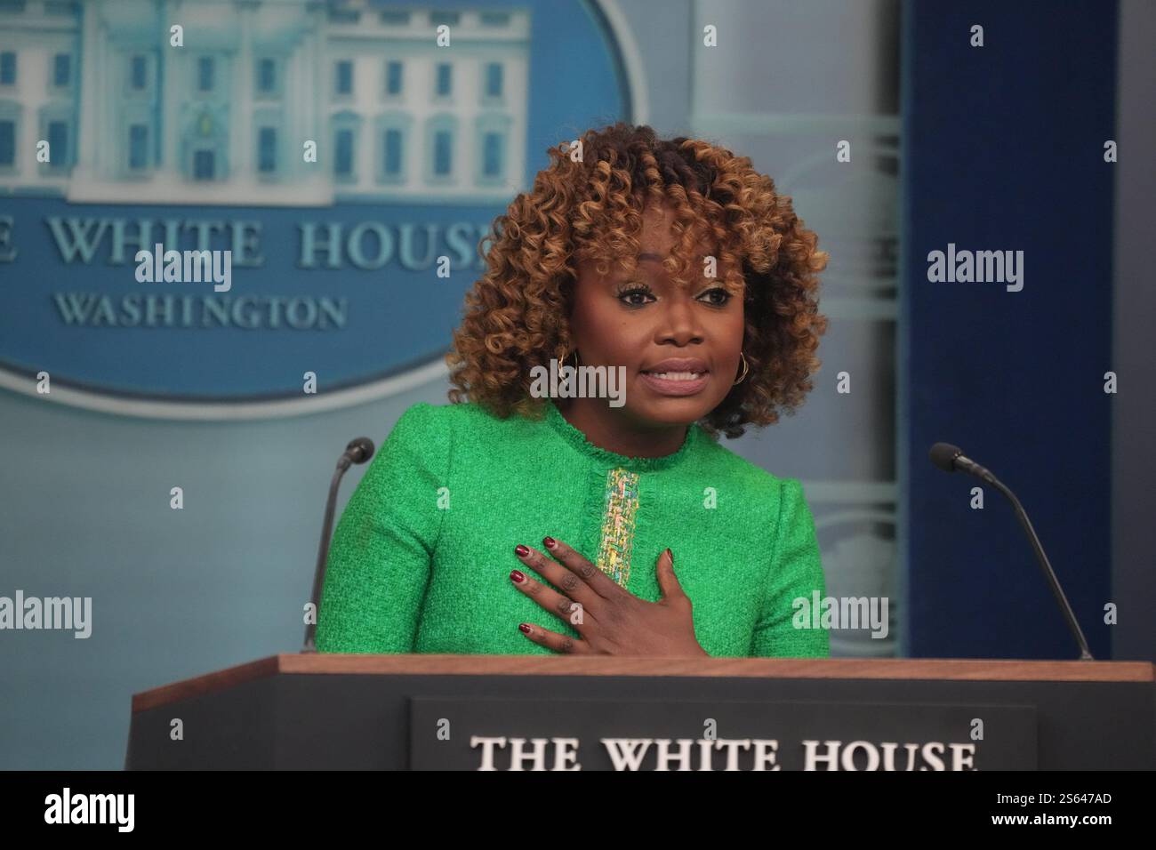 Washington, District of Columbia, USA. 15th Jan, 2025. White House ...