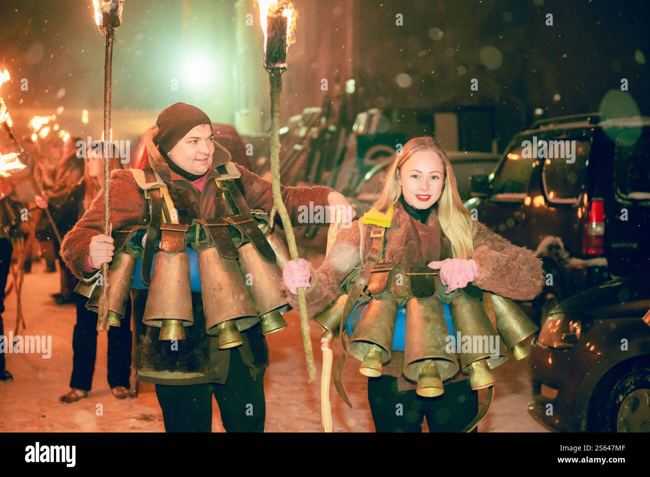 The International Festival of Masquerade Games “Surva” Stock Photo - Alamy