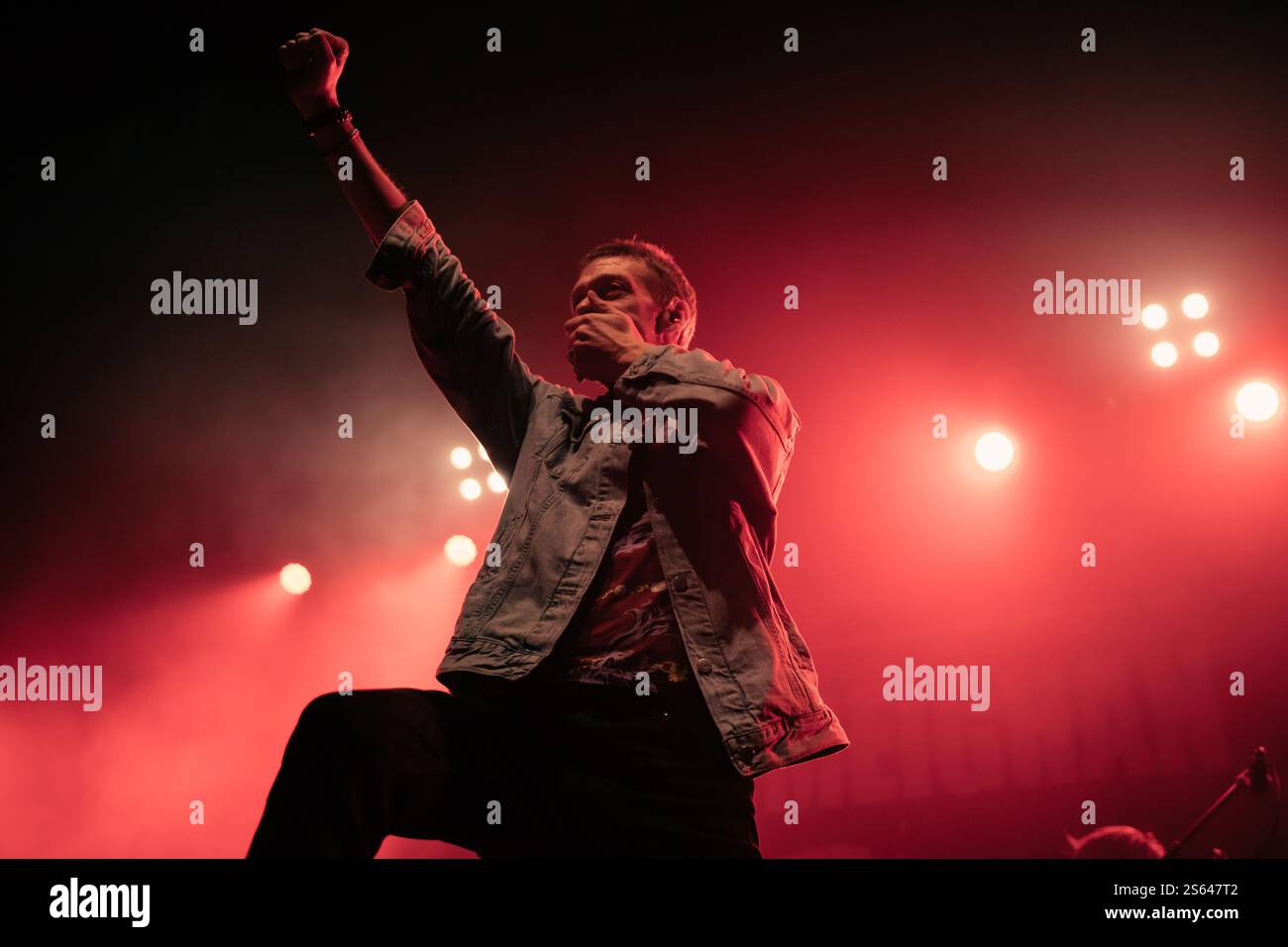 tom meighan live at the o2 ritz manchester uk, 23rd december 2024 Stock ...