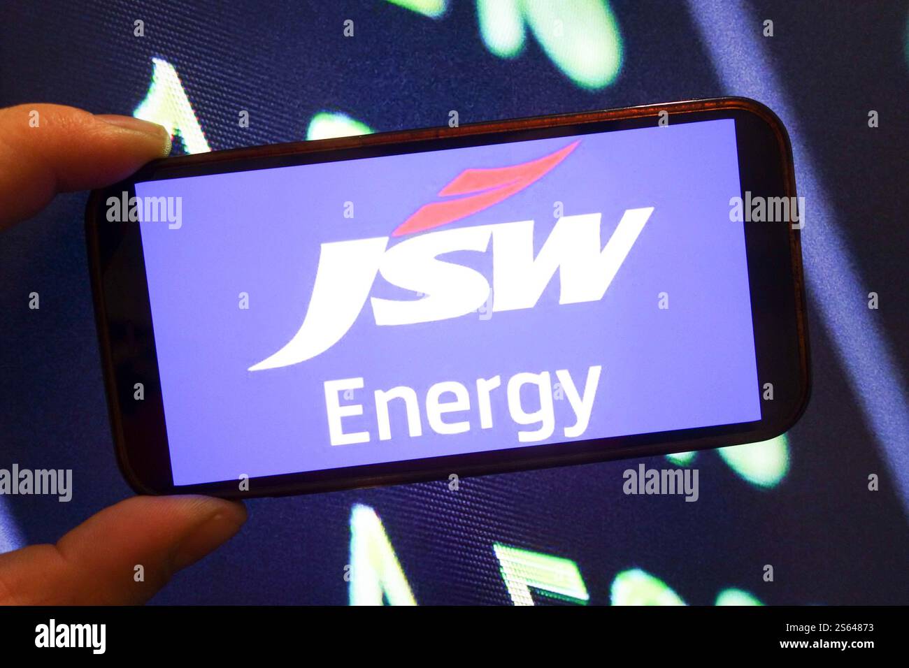 Poland. 14th Jan, 2025. In this photo illustration, the JSW Energy ...