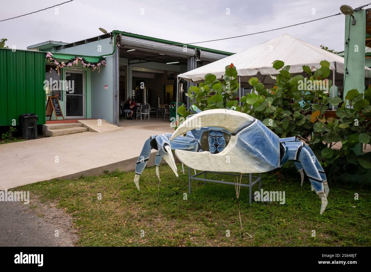Crab Island Rum Distillery, Vieques, Puerto Rico Stock Photo - Alamy
