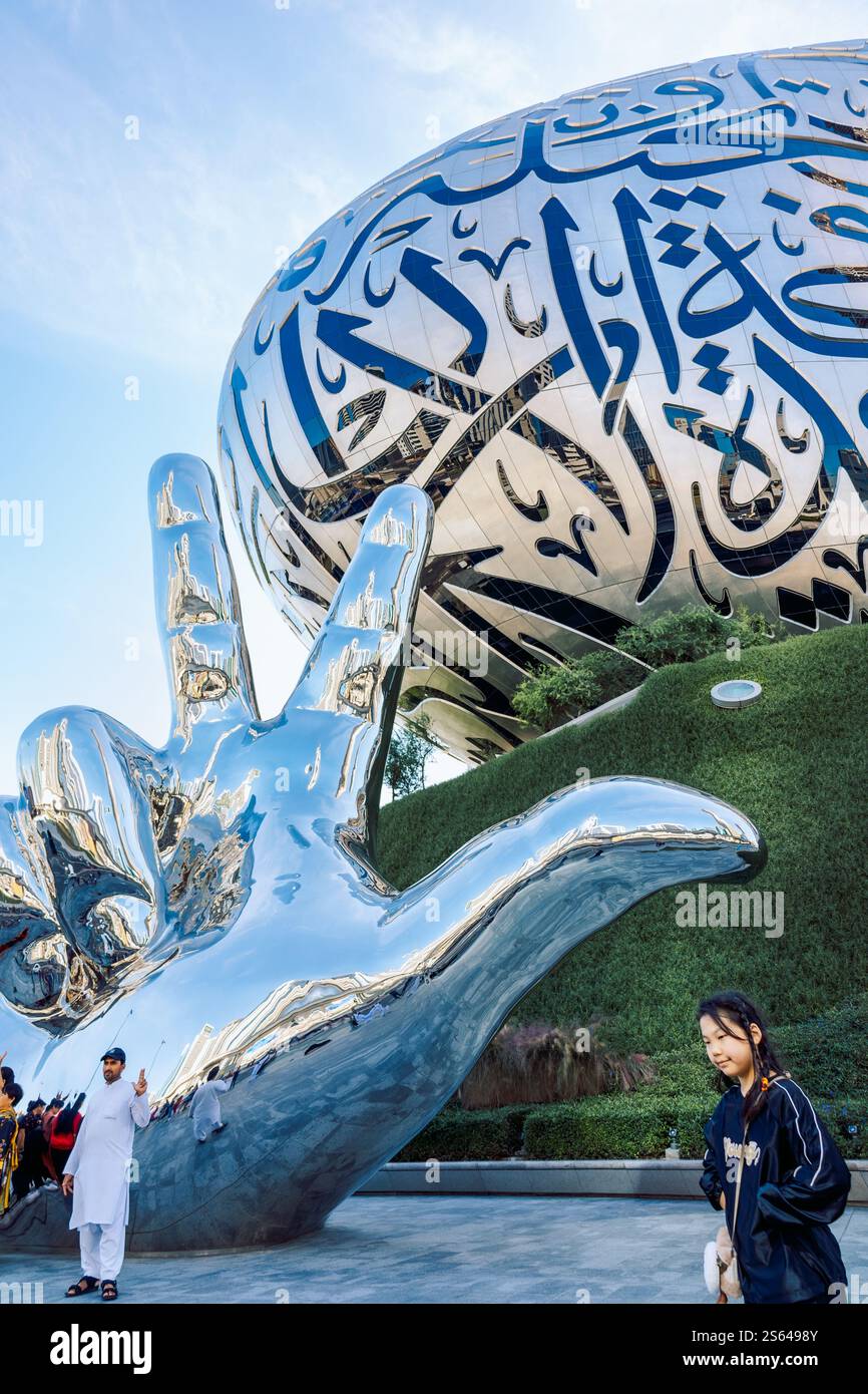 Dubai, UAE - December 9, 2024: Panoramic view of modern futuristic ...