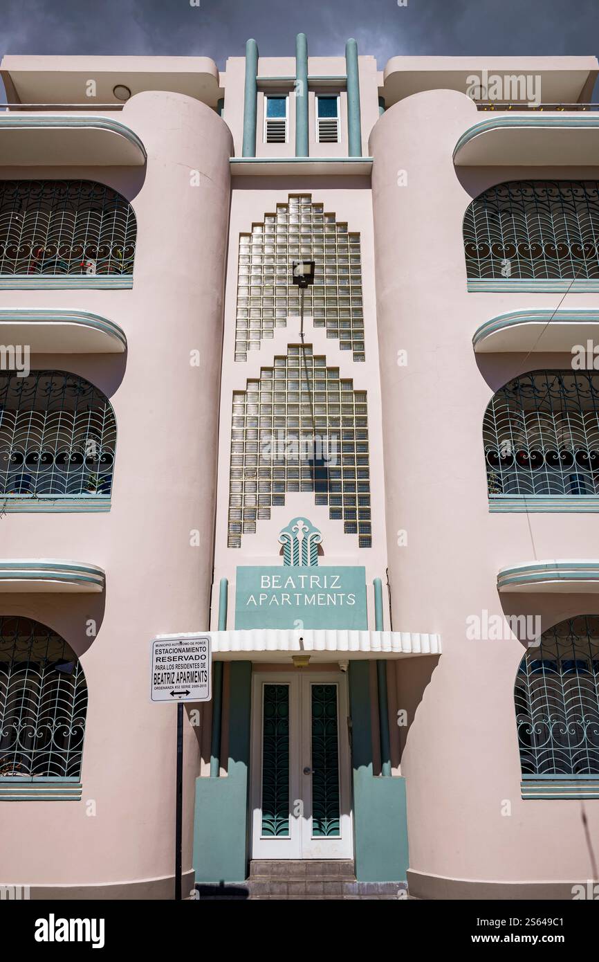 Art-deco architecture in Ponce, Puerto Rico Stock Photo - Alamy