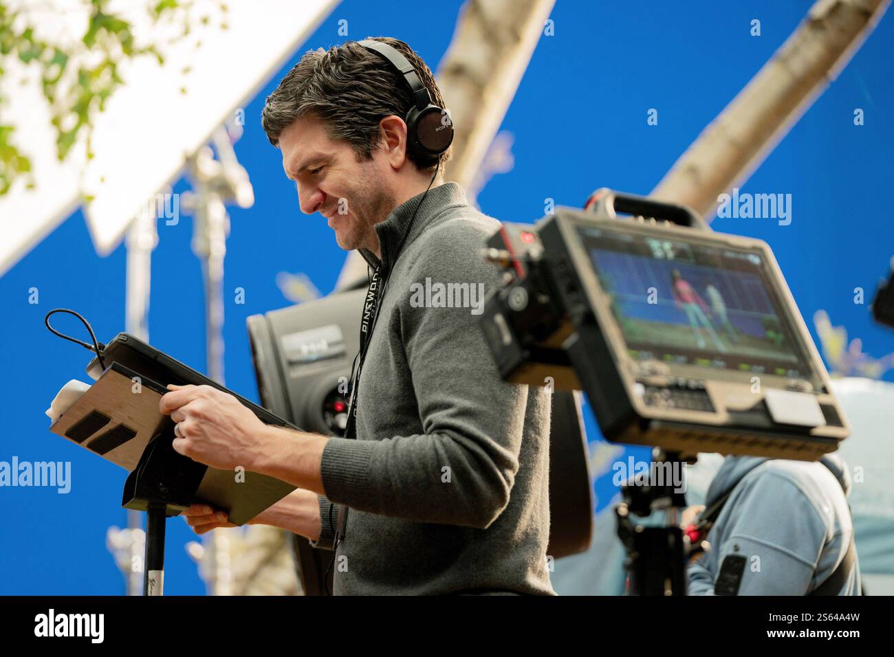 SONIC THE HEDGEHOG 3, director Jeff Fowler, on set, 2024. ph: Mark ...