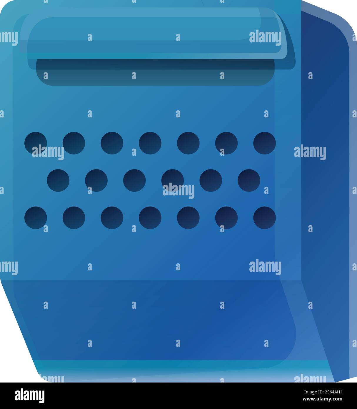 Empty mailbox icon. Cartoon of empty mailbox vector icon for web design isolated on white ...