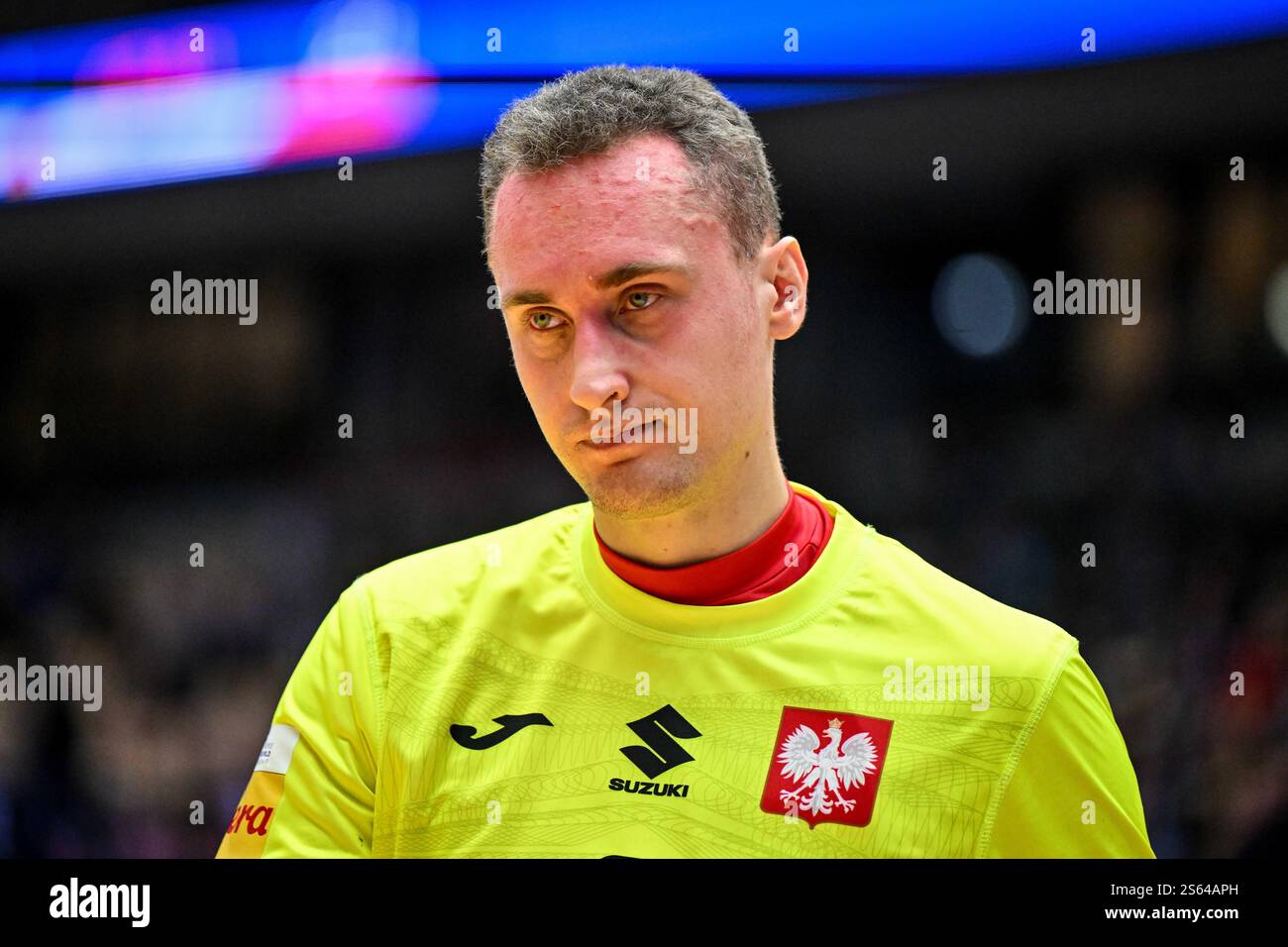 Herning, Denmark. 15th Jan, 2025. Adam Morawski of Poland Nationalteam ...