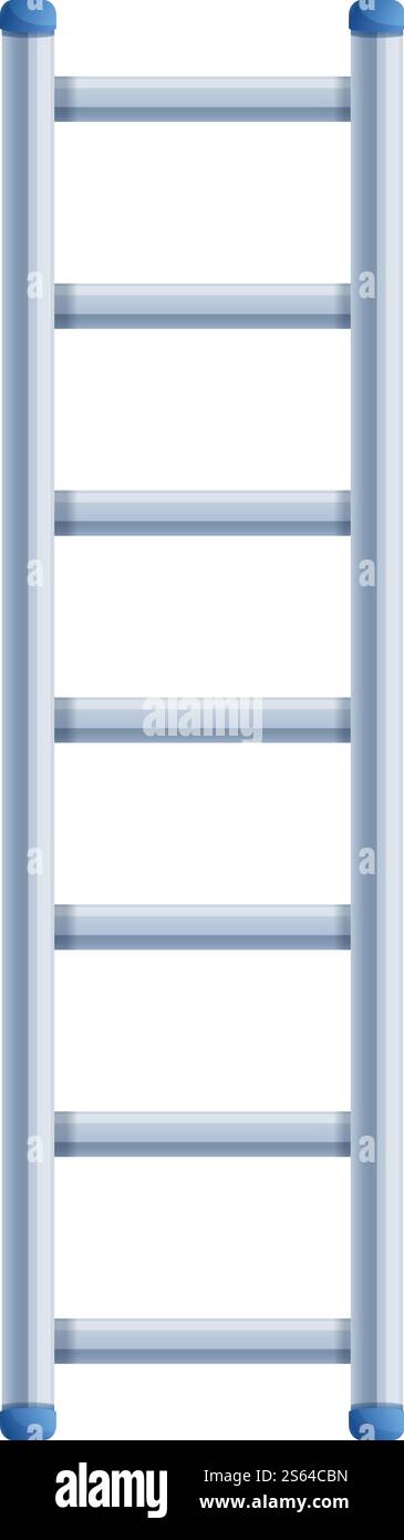 Steel ladder icon. Cartoon of steel ladder vector icon for web design ...