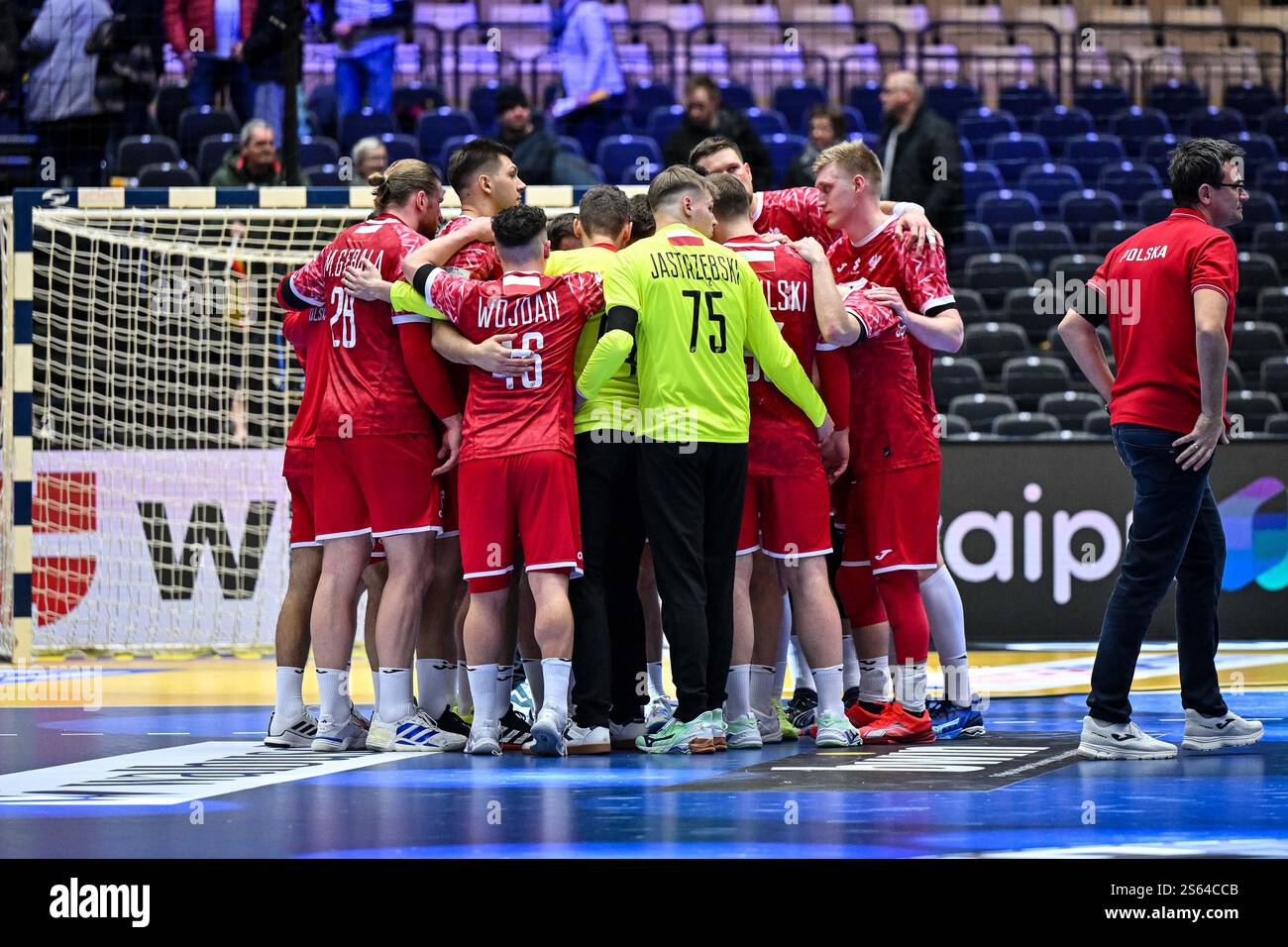 Herning, Denmark. 15th Jan, 2025. Polonia Poland Nationalteam during ...
