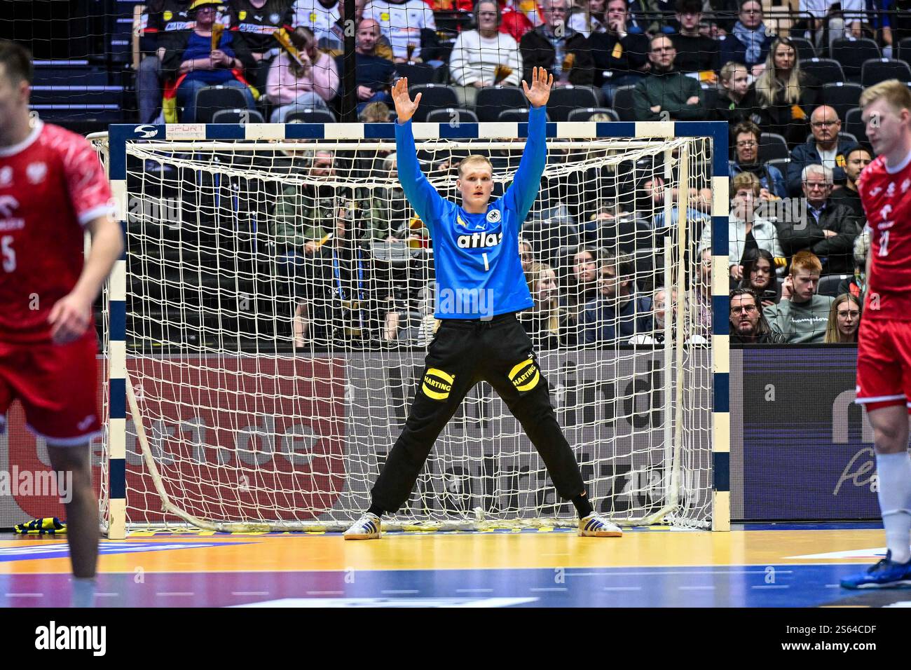 Herning, Denmark. 15th Jan, 2025. David Spath of Germania Germany ...
