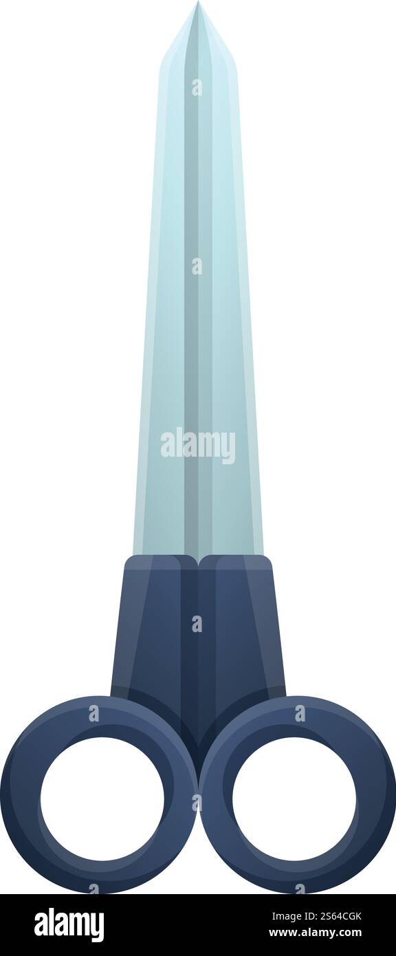 Medical scissors icon. Cartoon of medical scissors vector icon for web ...