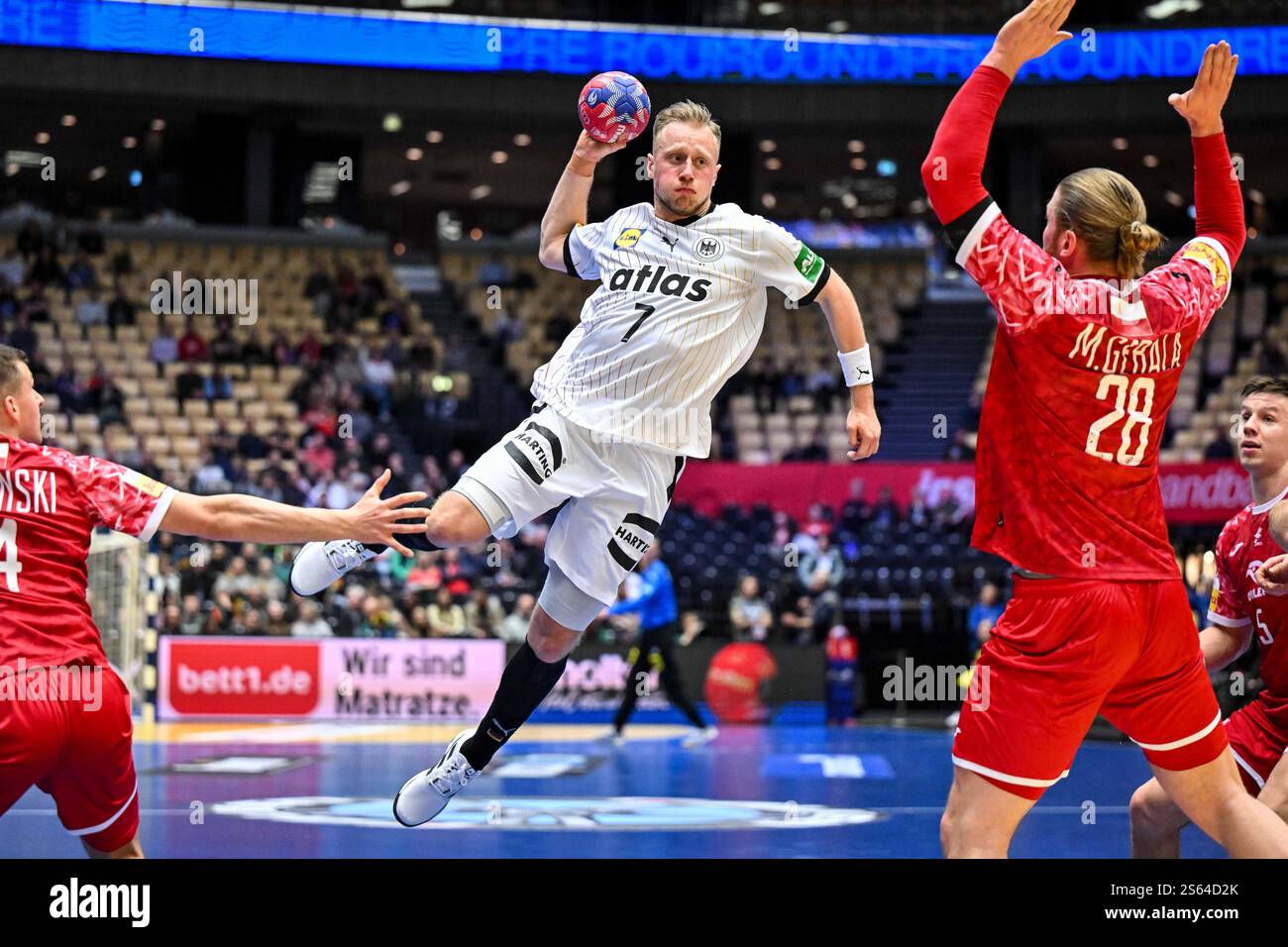 Herning, Denmark. 15th Jan, 2025. Luca Witzke of Germania Germany ...