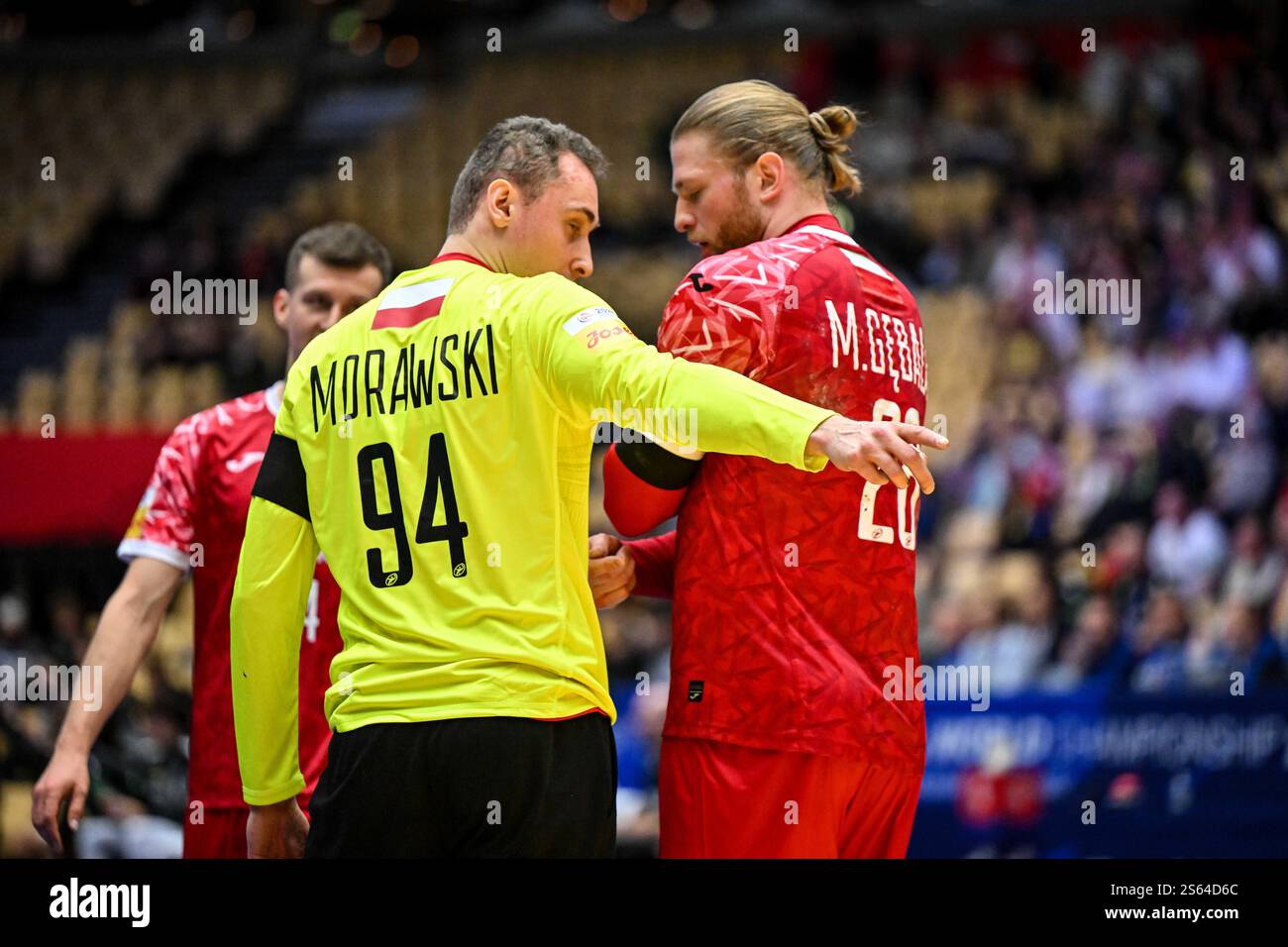 Herning, Denmark. 15th Jan, 2025. Adam Morawski of Poland Nationalteam ...