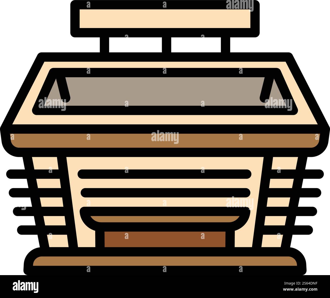 Sport city arena icon. Outline sport city arena vector icon for web ...