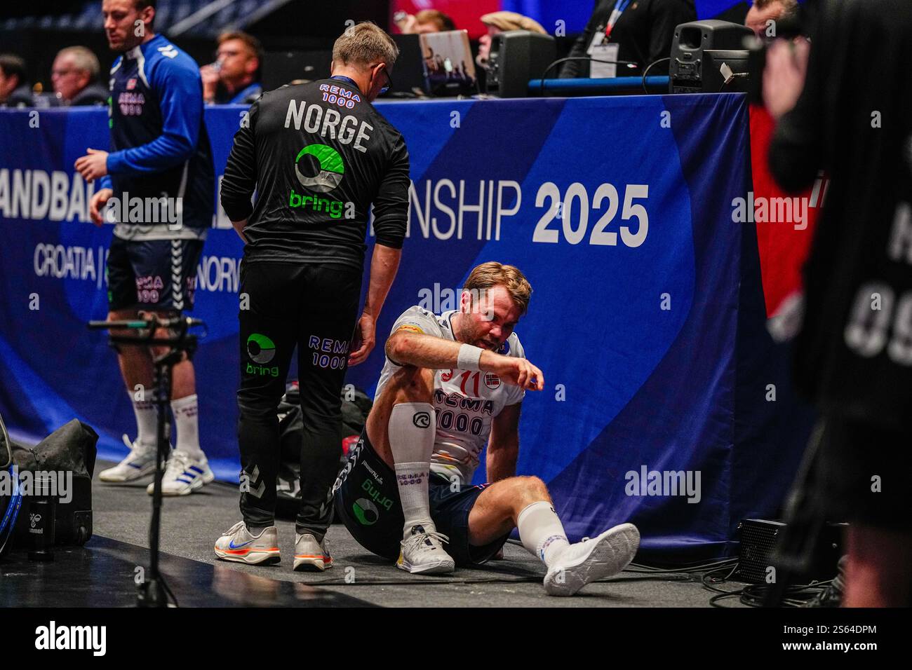 Fornebu 20250115. Norway's Petter Øverby during the World Championship ...