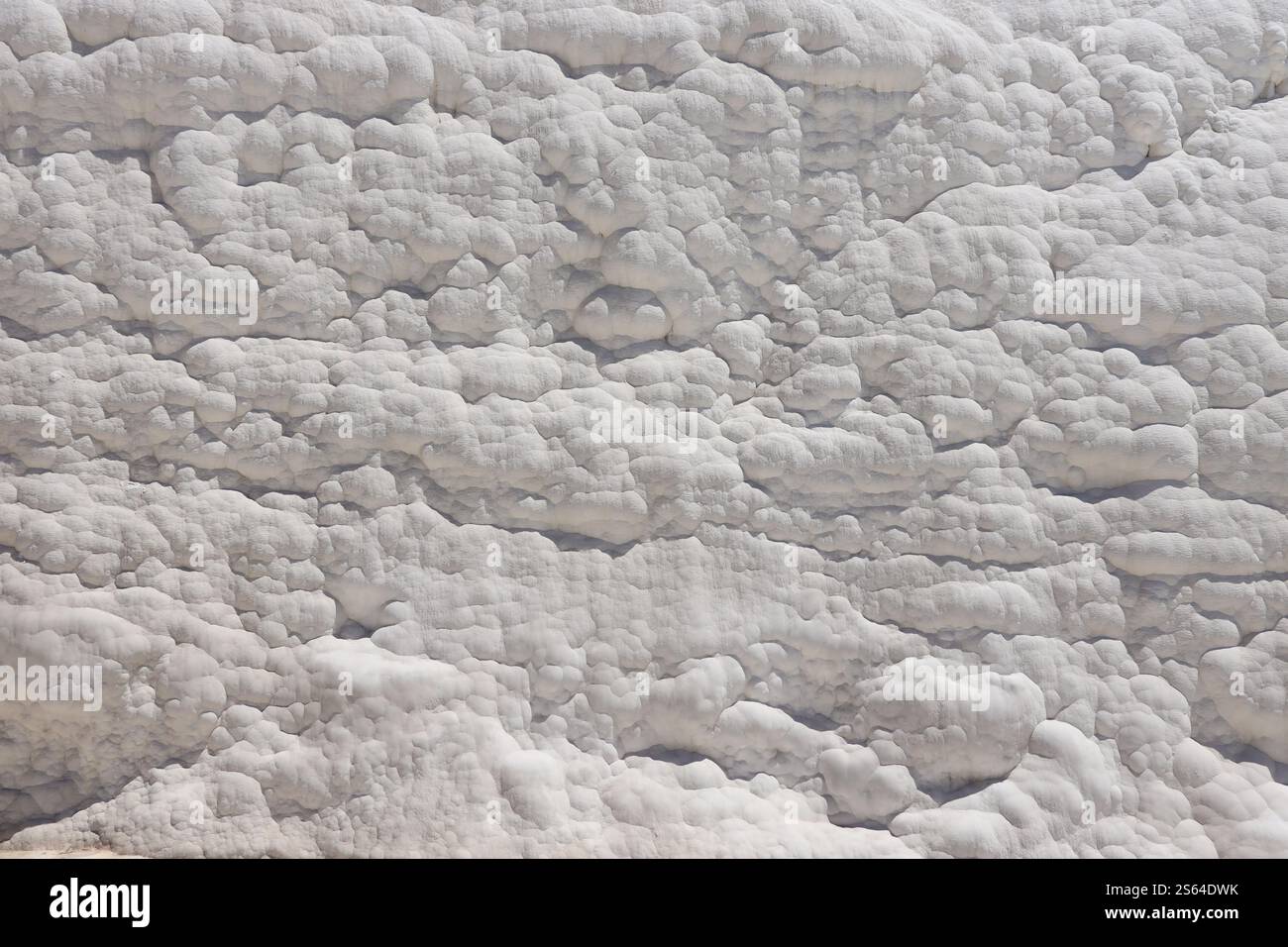 Texture of Pamukkale famous blue travertine pools and terraces. Unique ...