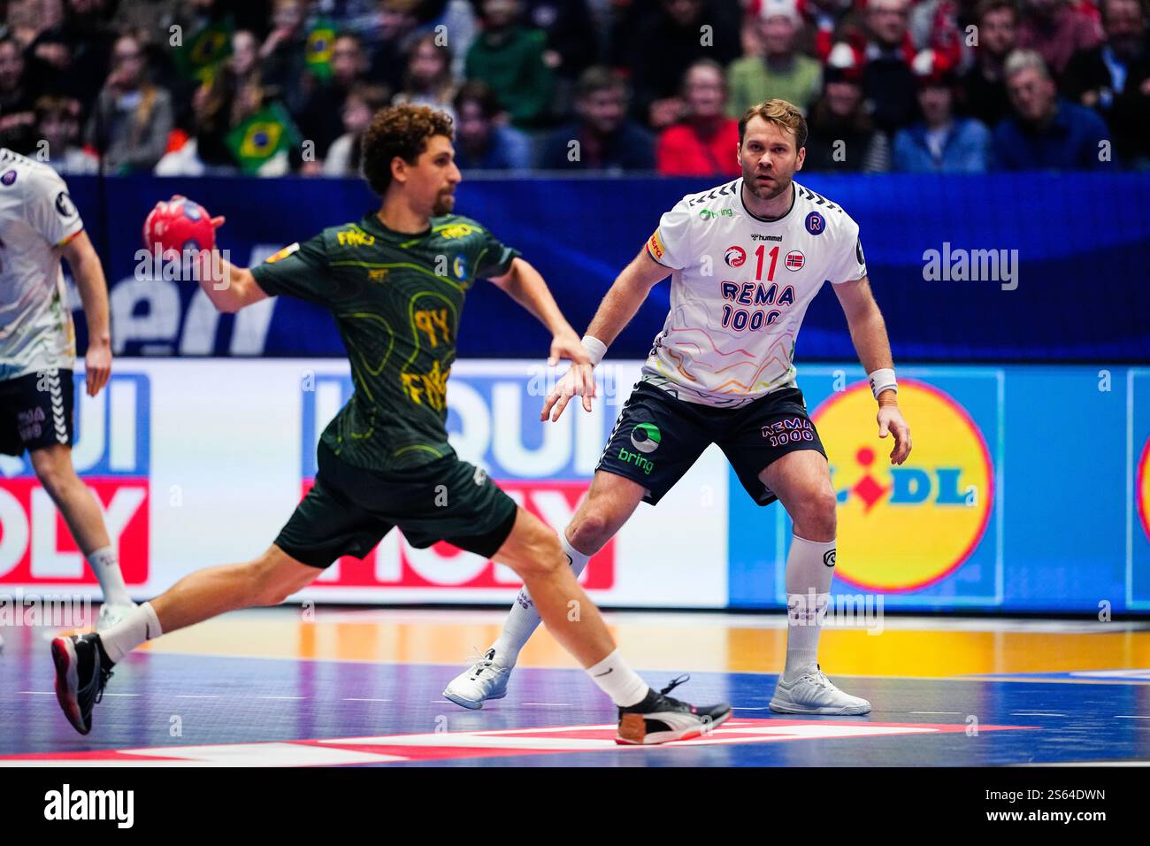 Fornebu 20250115. Norway's Petter Øverby during the World Championship ...