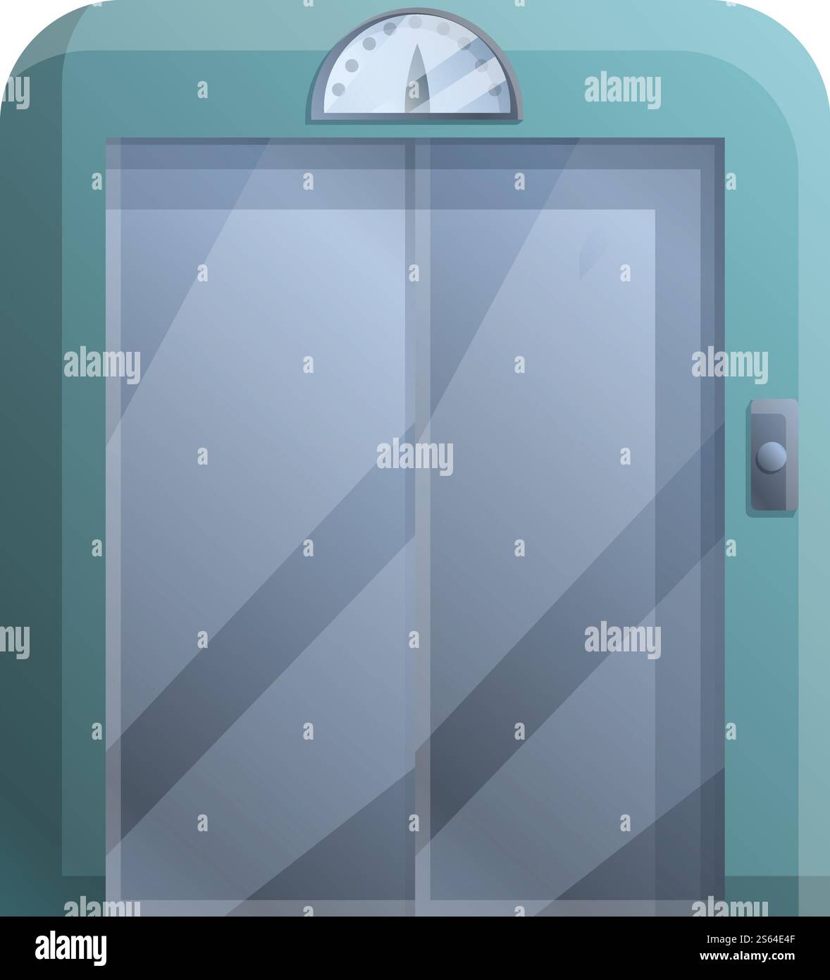 Hotel elevator icon. Cartoon of hotel elevator vector icon for web ...